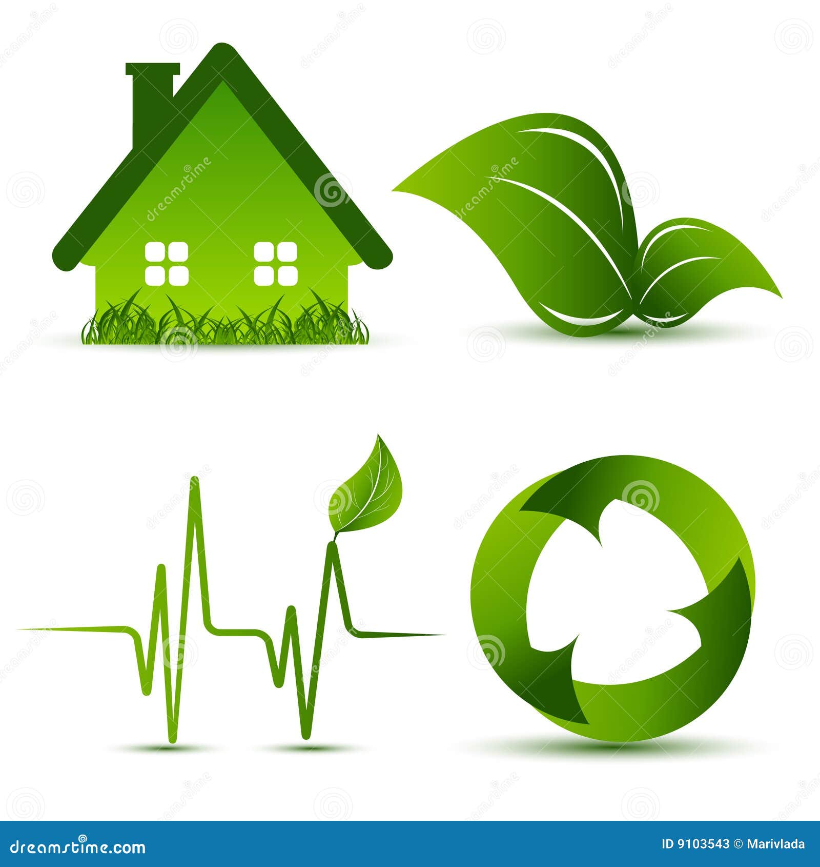 Vector Environmental Elements Stock Vector - Illustration of design ...