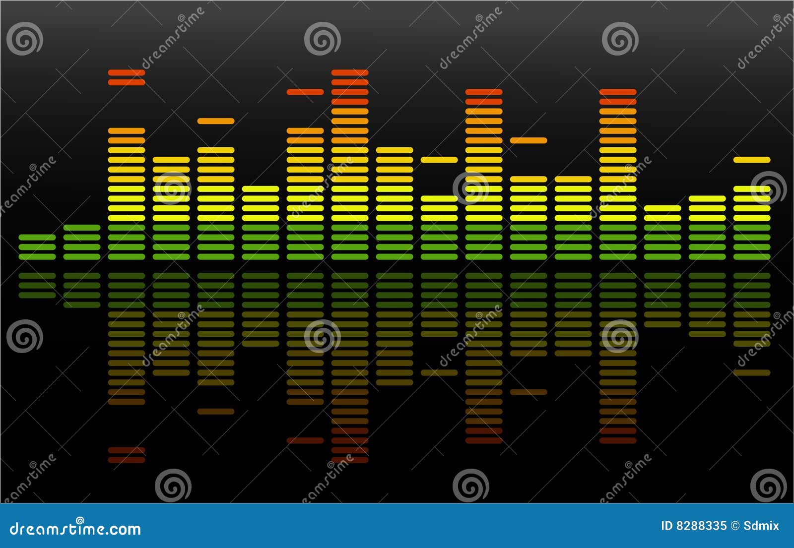 The Vector Equalizer Abstract Background Stock Vector - Illustration of ...
