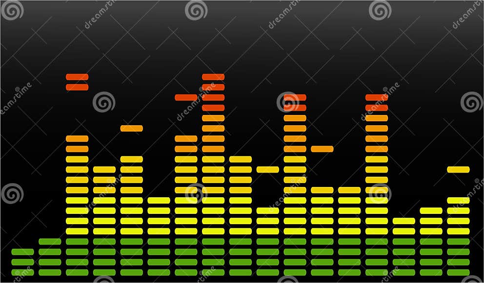 The Vector Equalizer Abstract Background Stock Vector - Illustration of ...