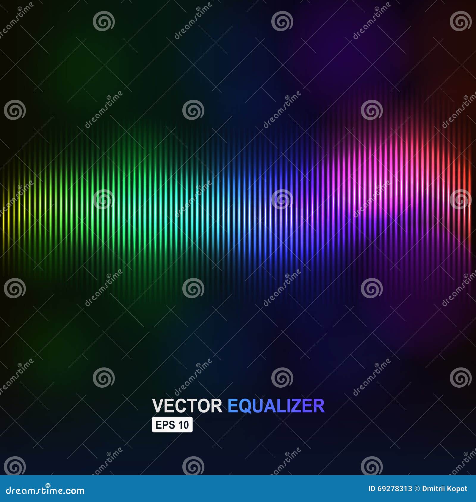 Vector Equalizer Illustration Stock Vector - Illustration of mixer ...