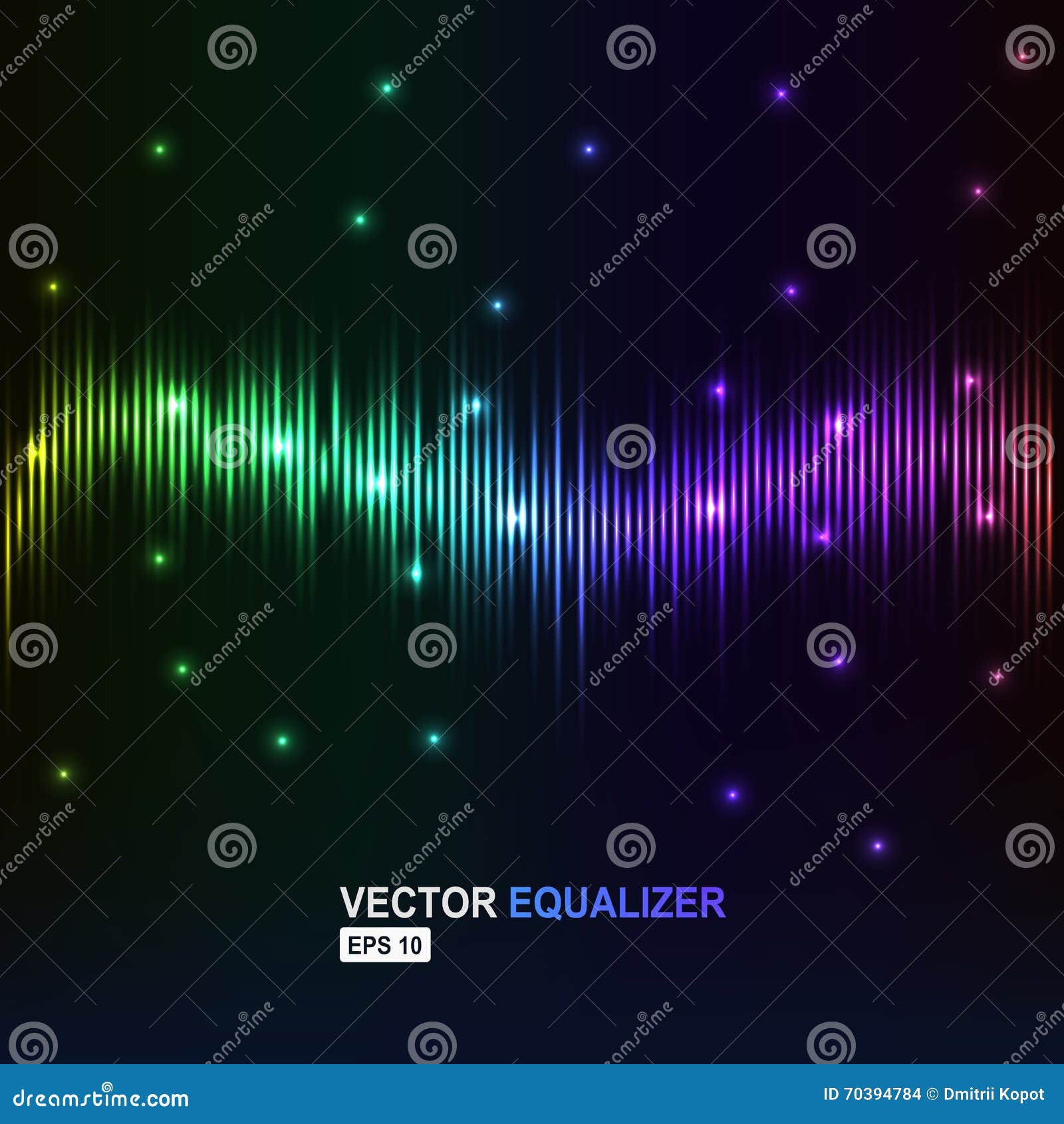 Vector Equalizer Illustration Stock Vector - Illustration of graphic ...