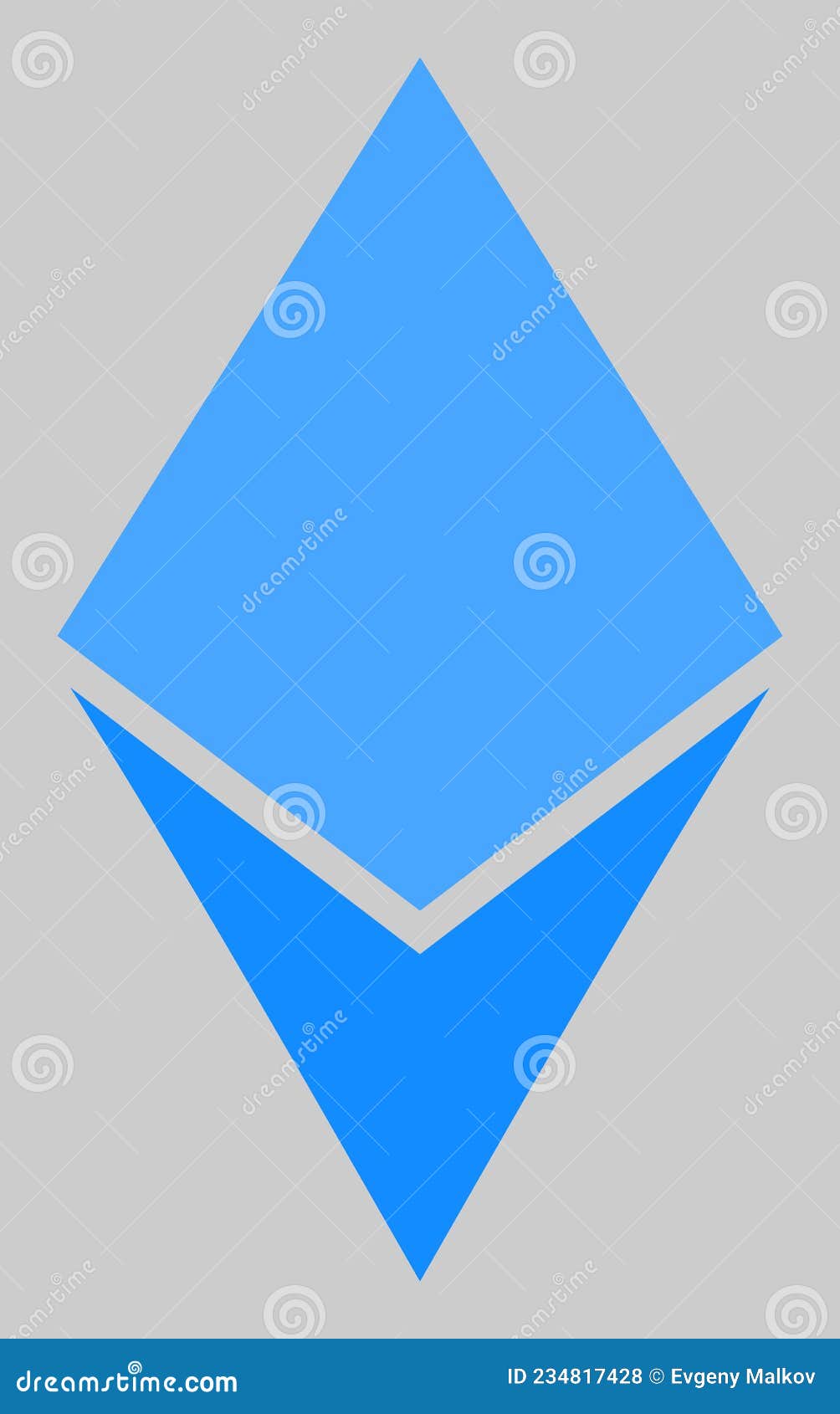 Vector Ethereum Crystal Icon Illustration Stock Vector - Illustration ...