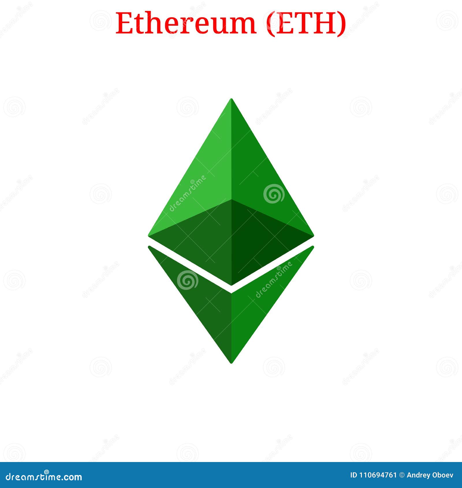 Vector Ethereum ETH logo editorial photo. Illustration of finance ...