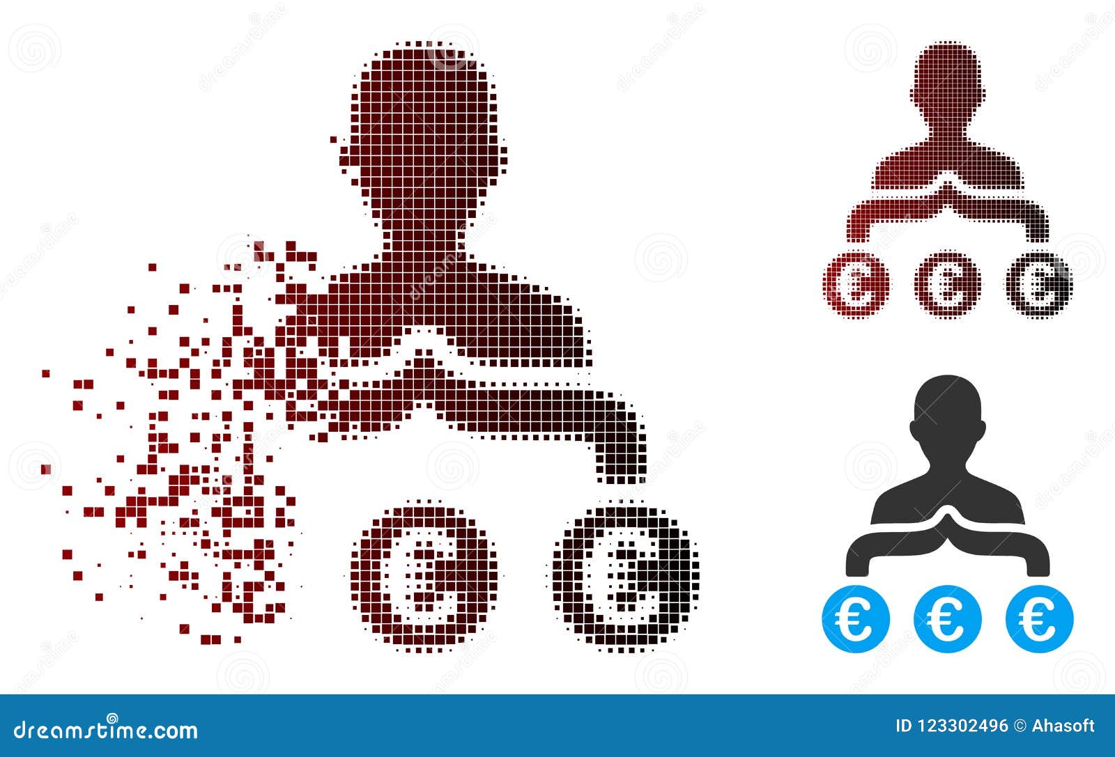 Square Capitalist Oligarch Icon Vector Collage Royalty-Free Stock Photo ...