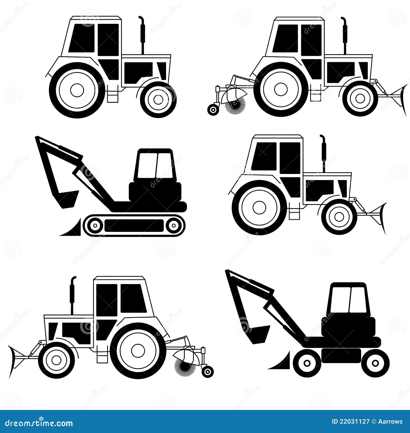 Vector Excavator | CartoonDealer.com #13798759