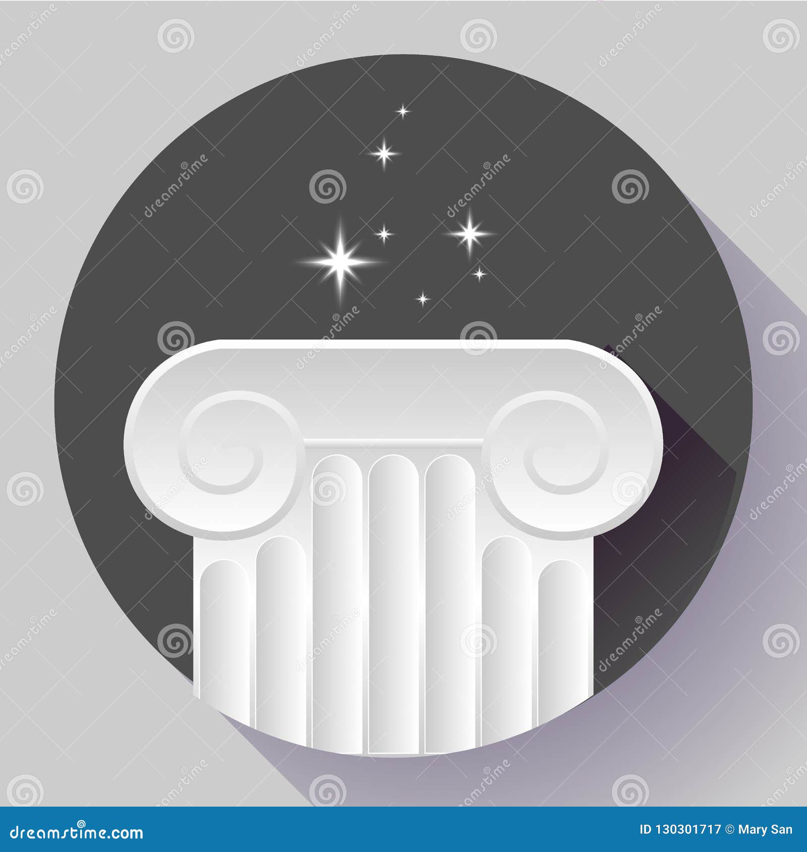 Vector Exhibit Museum Pillar with Light and Empty Space Stock Vector ...