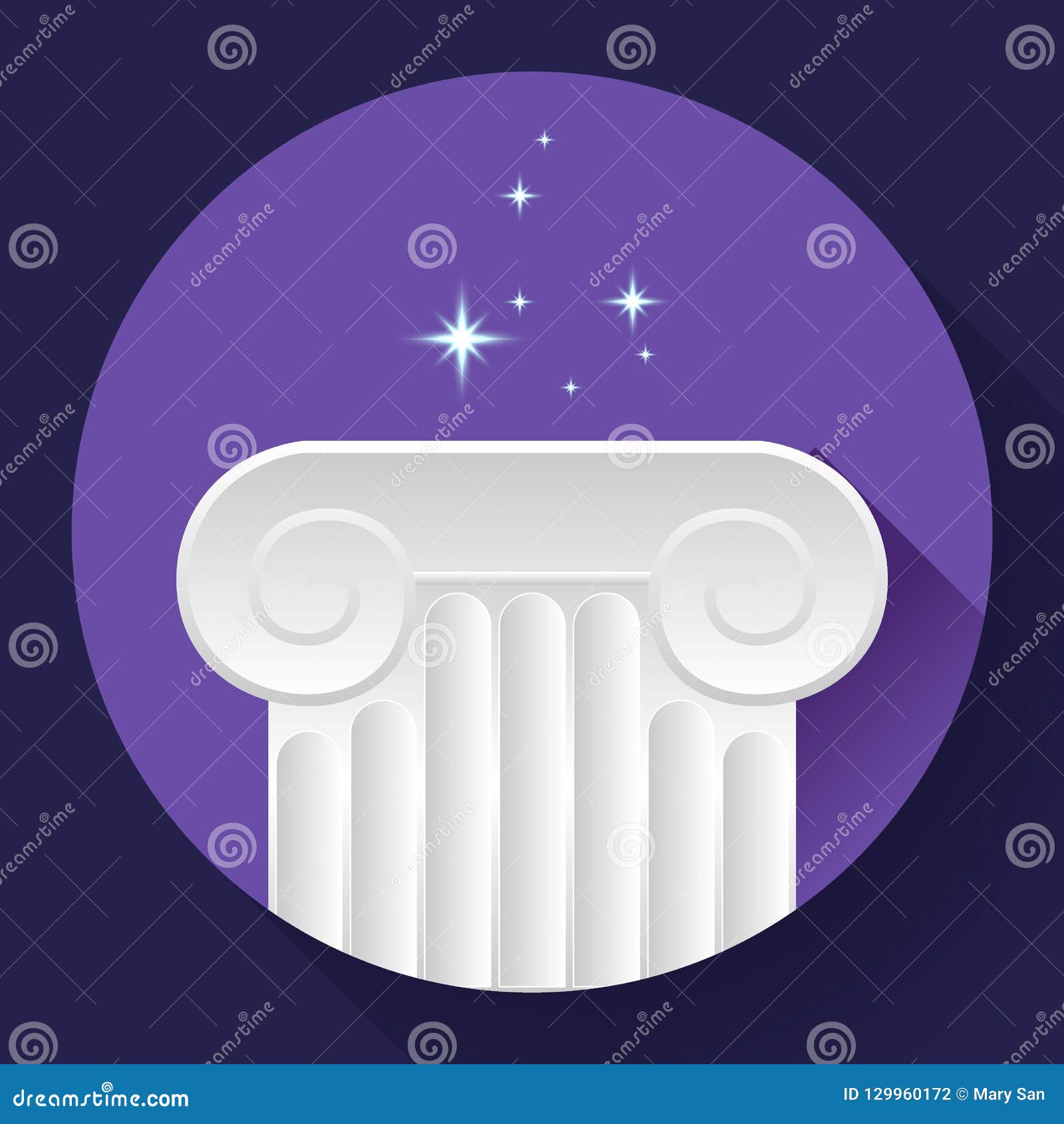 Vector Exhibit Museum Pillar with Light and Empty Space Stock Vector ...