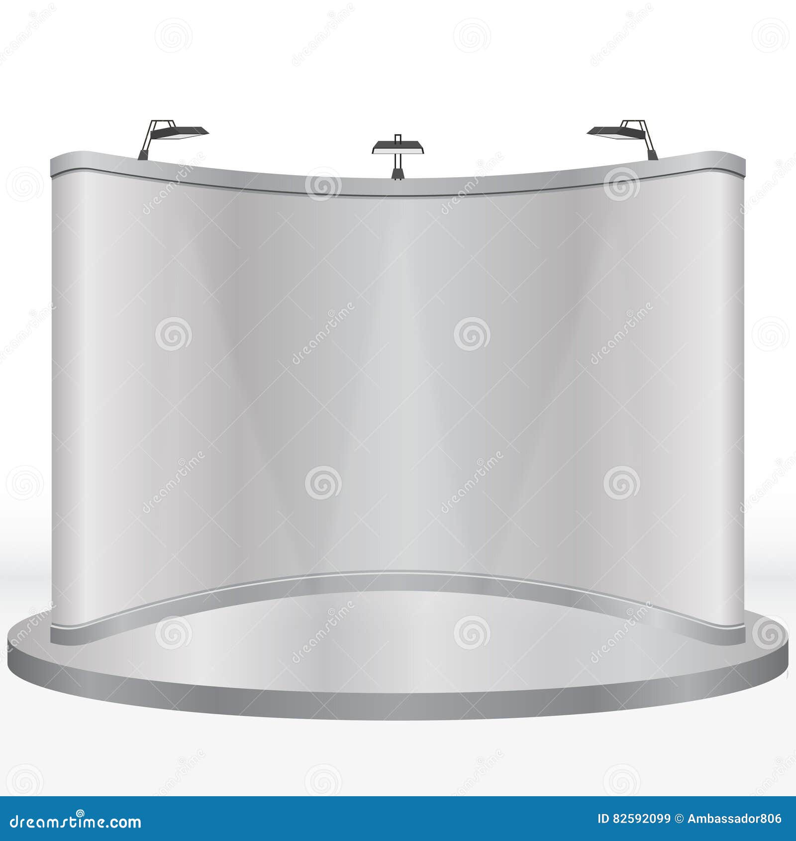 Vector exhibition stand stock vector. Illustration of info - 82592099