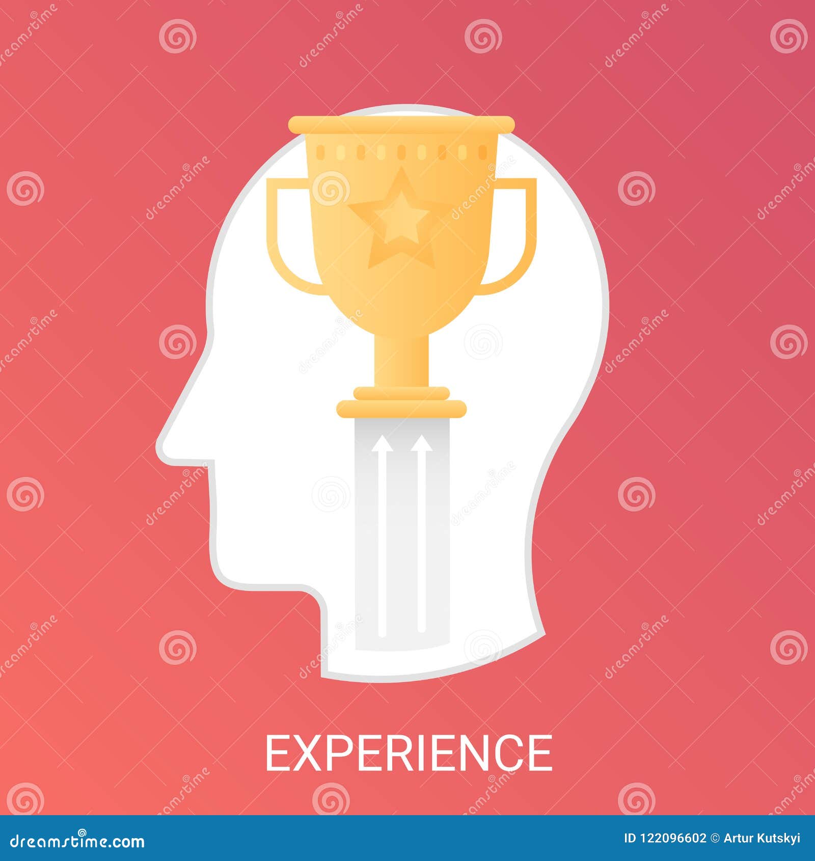 Vector Experience Concept. Modern Gradient Flat Style. Stock Vector ...