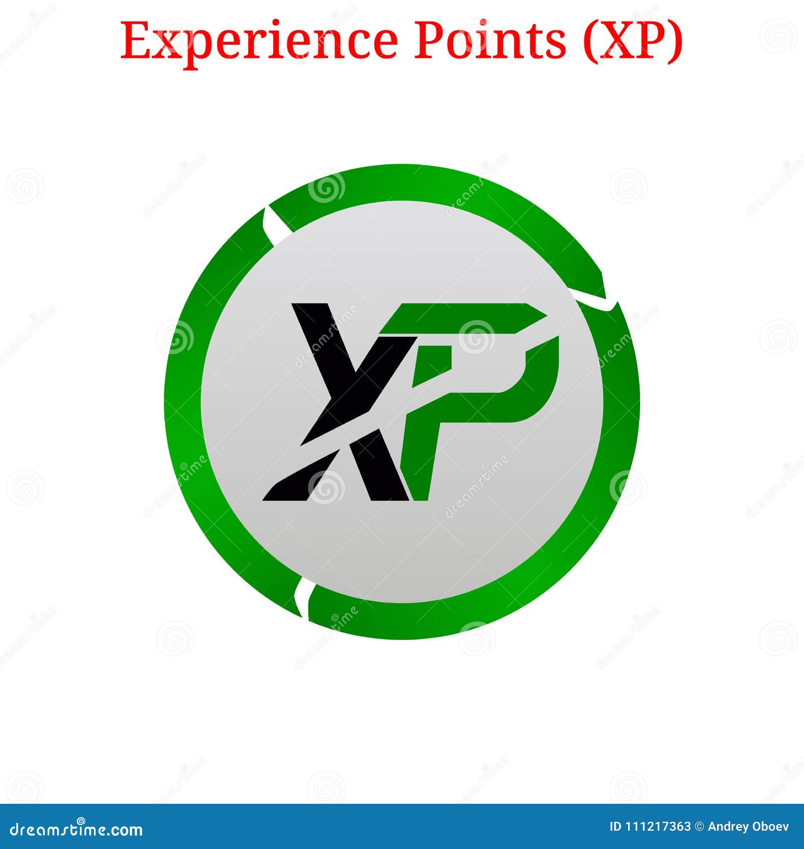 Vector Experience Points XP Logo Stock Vector - Illustration of ...