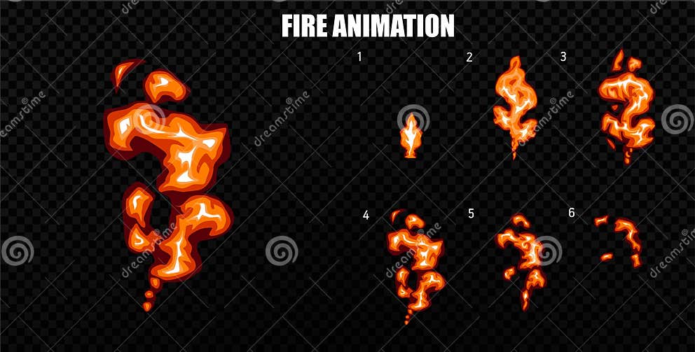 Explozie Vectorială. Animație Cu Efect De Explozie Cu Fum. Cadre ...