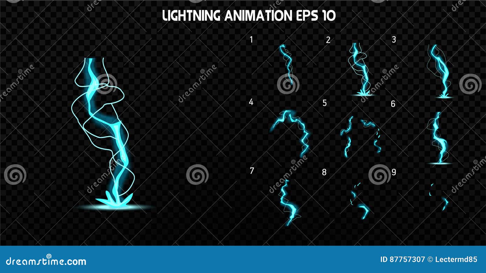 Vector Explode. Explode Effect Animation with Smoke. Cartoon Explosion ...