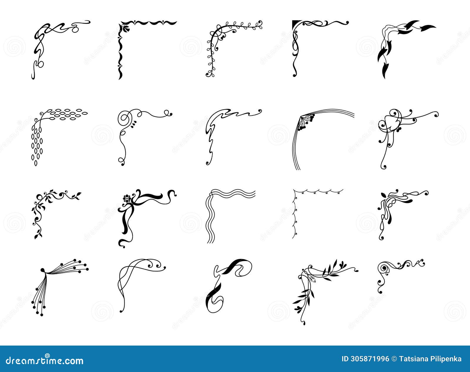 Vector designs elements. stock vector. Illustration of graphic - 305871996