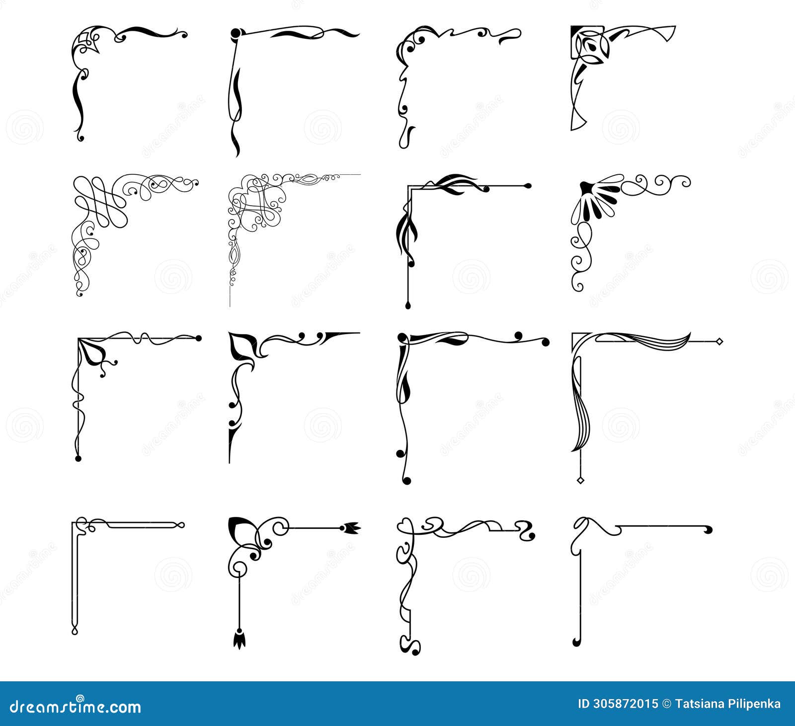 Vector designs elements. stock vector. Illustration of rule - 305872015