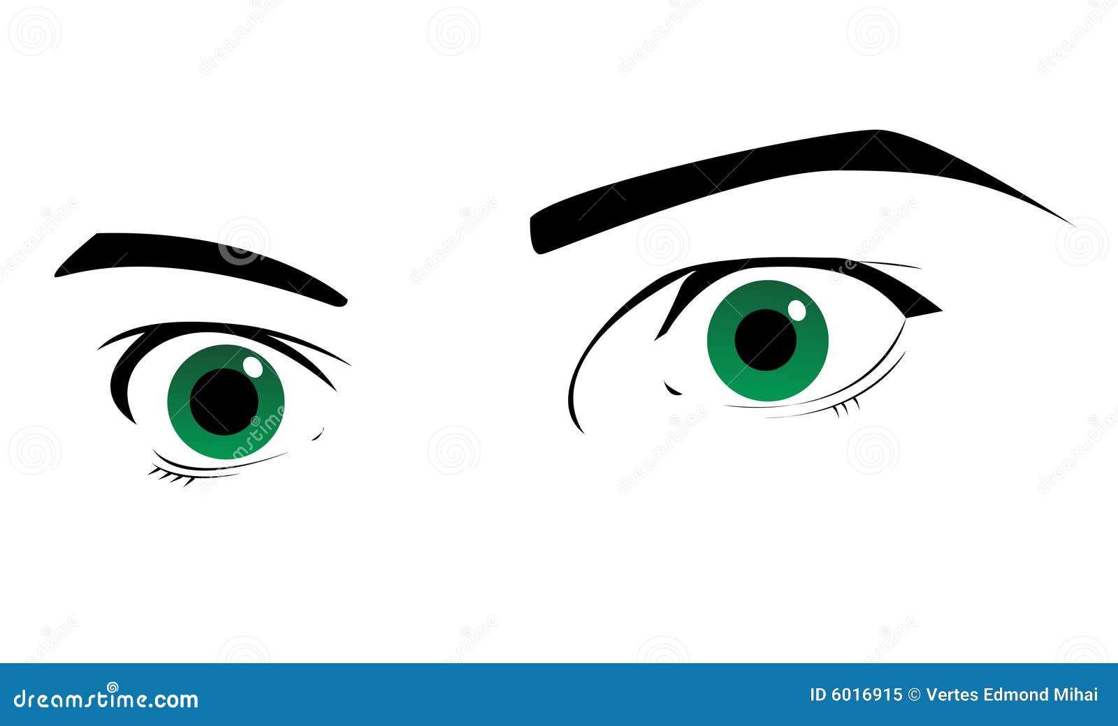 Vector eye stock vector. Illustration of design, shape - 6016915