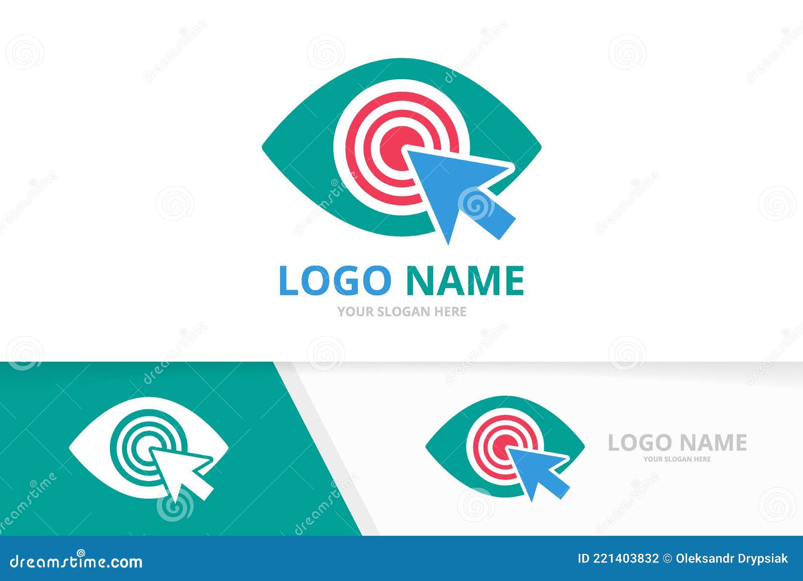 Cursor Logo Design Concept. Pixel Arrow Logo Design. Royalty-Free Stock ...