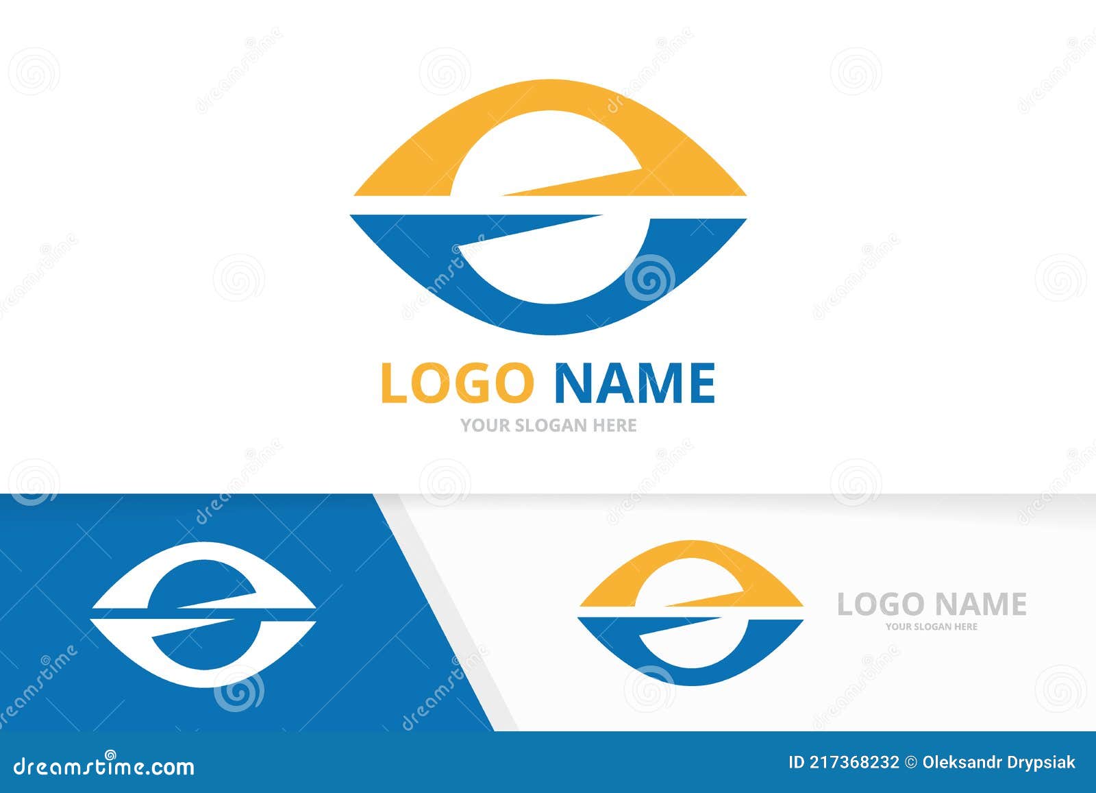 Vector Eye Logo Combination. Unique Vision Logotype Design Template ...