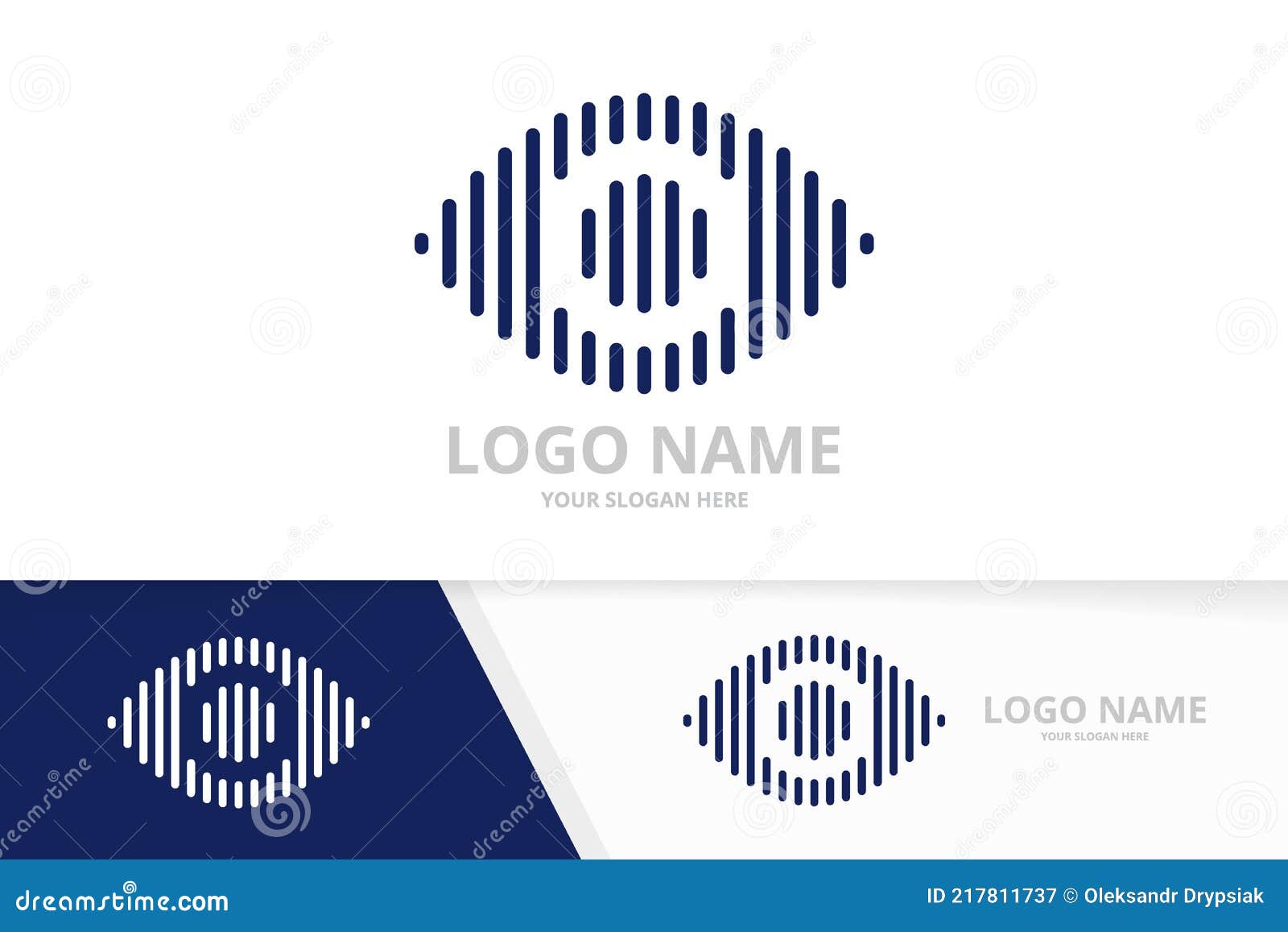 Vector Eye Logo. Unique Vision Logotype Design Template. Stock Vector ...