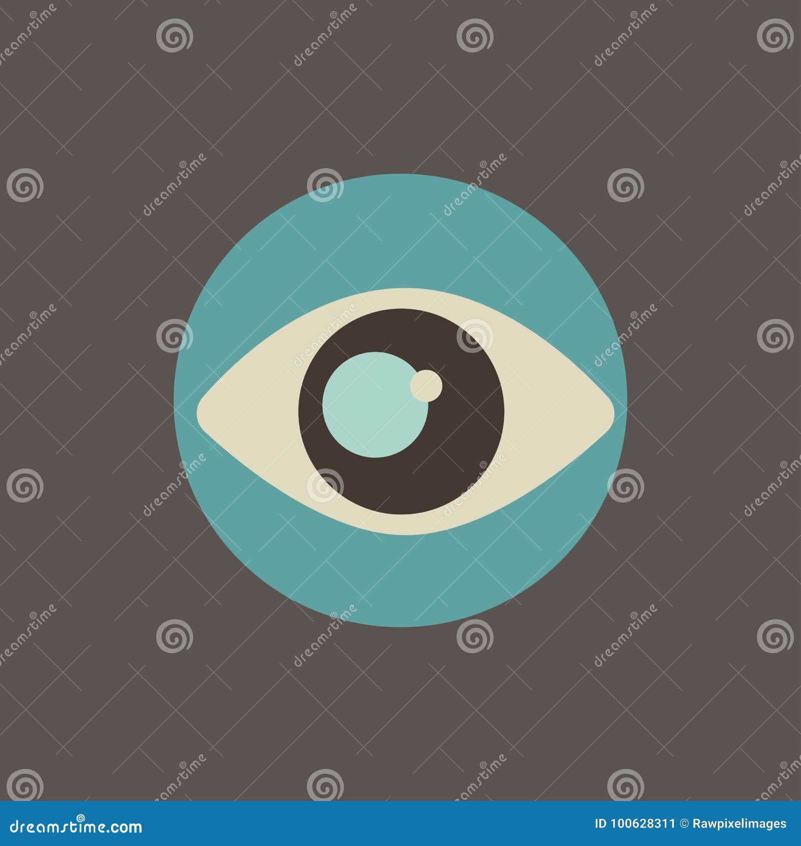 Vector of eye looking icon stock vector. Illustration of looking ...