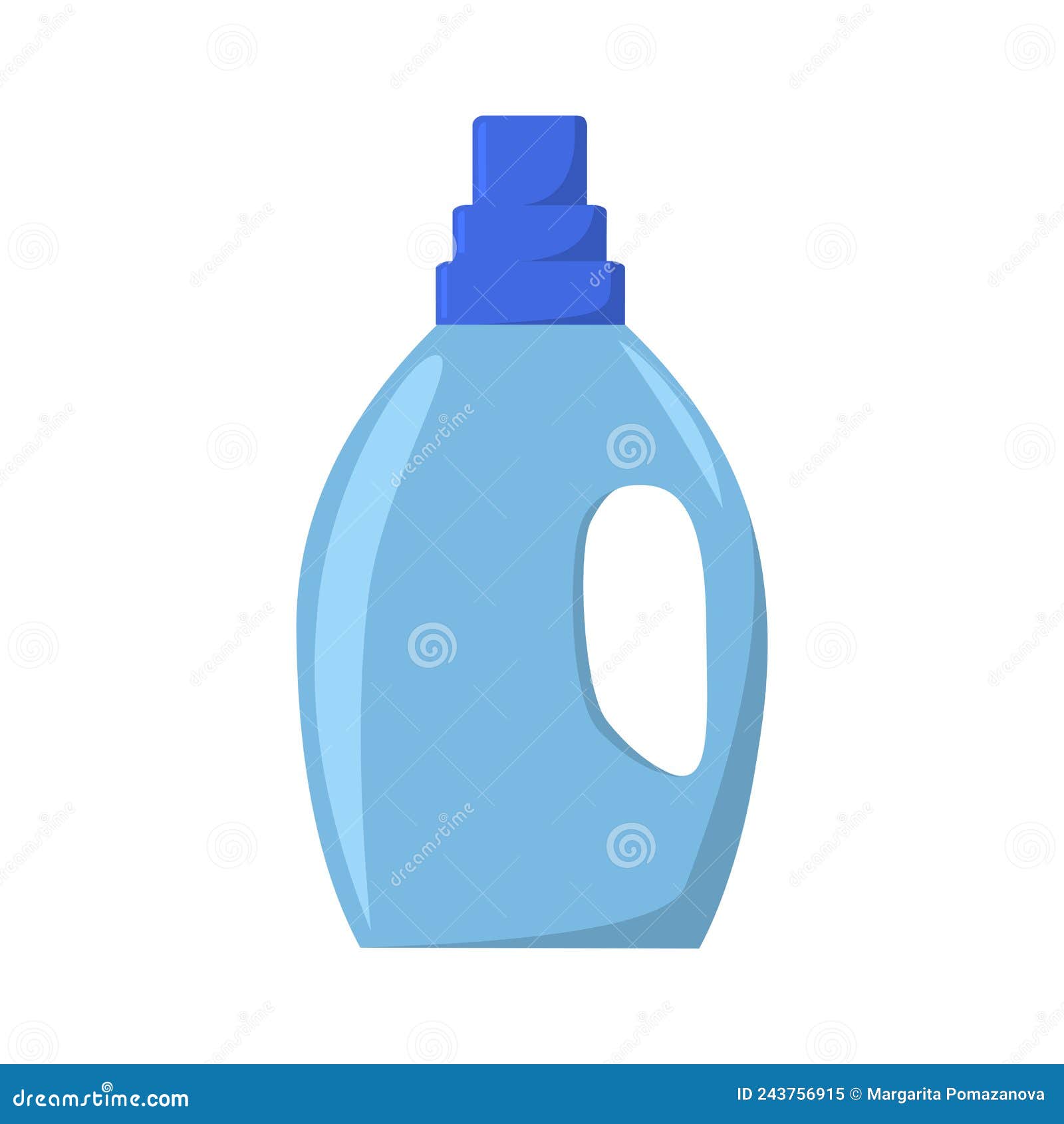 Vector Fabric Softener for Laundry Isolated Flat Illustration Stock ...