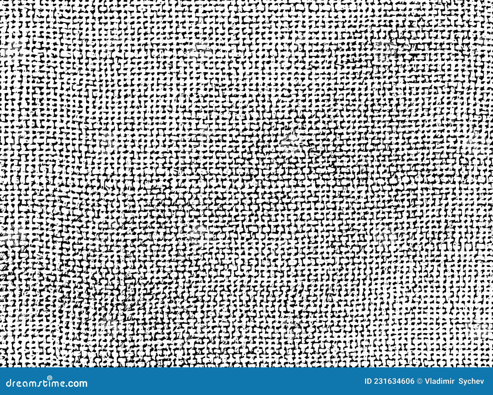 Vector Fabric Texture. Distressed Texture Of Weaving Fabric ...