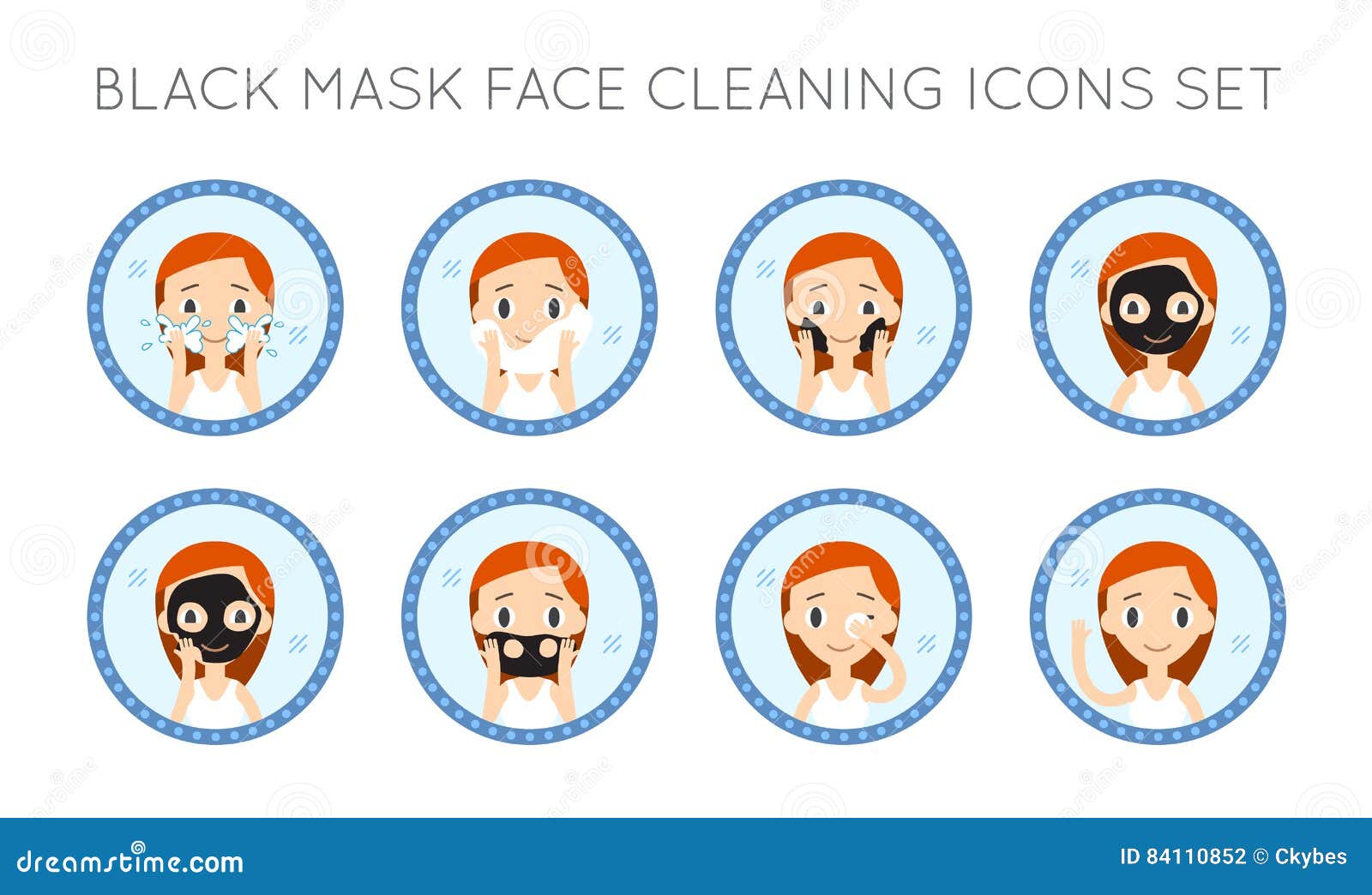 Face Cleaning Vector Concept Color Illustration | CartoonDealer.com ...