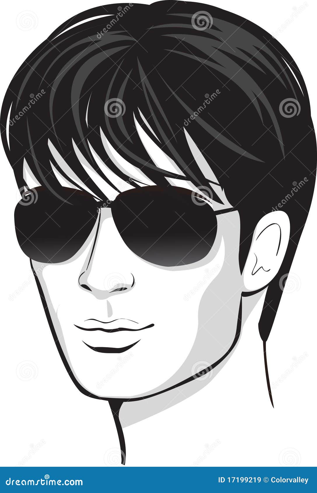 Vector Face Man. Design Element Stock Vector - Illustration of male ...