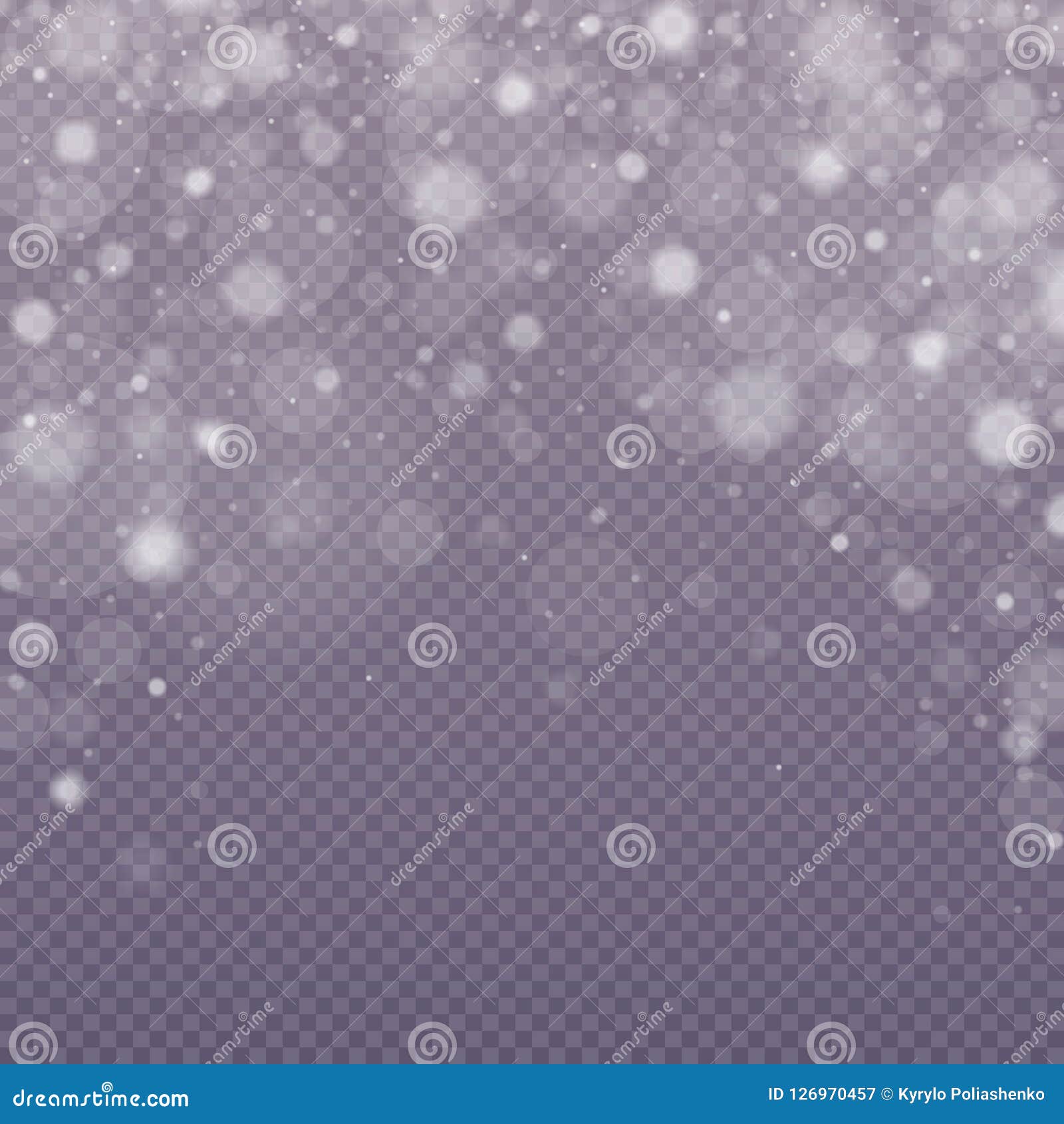 Falling snow effect. stock vector. Illustration of magical - 126970457