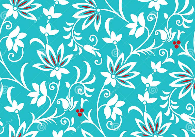 Vector Fancy Floral Wallpaper Stock Vector - Illustration of card ...