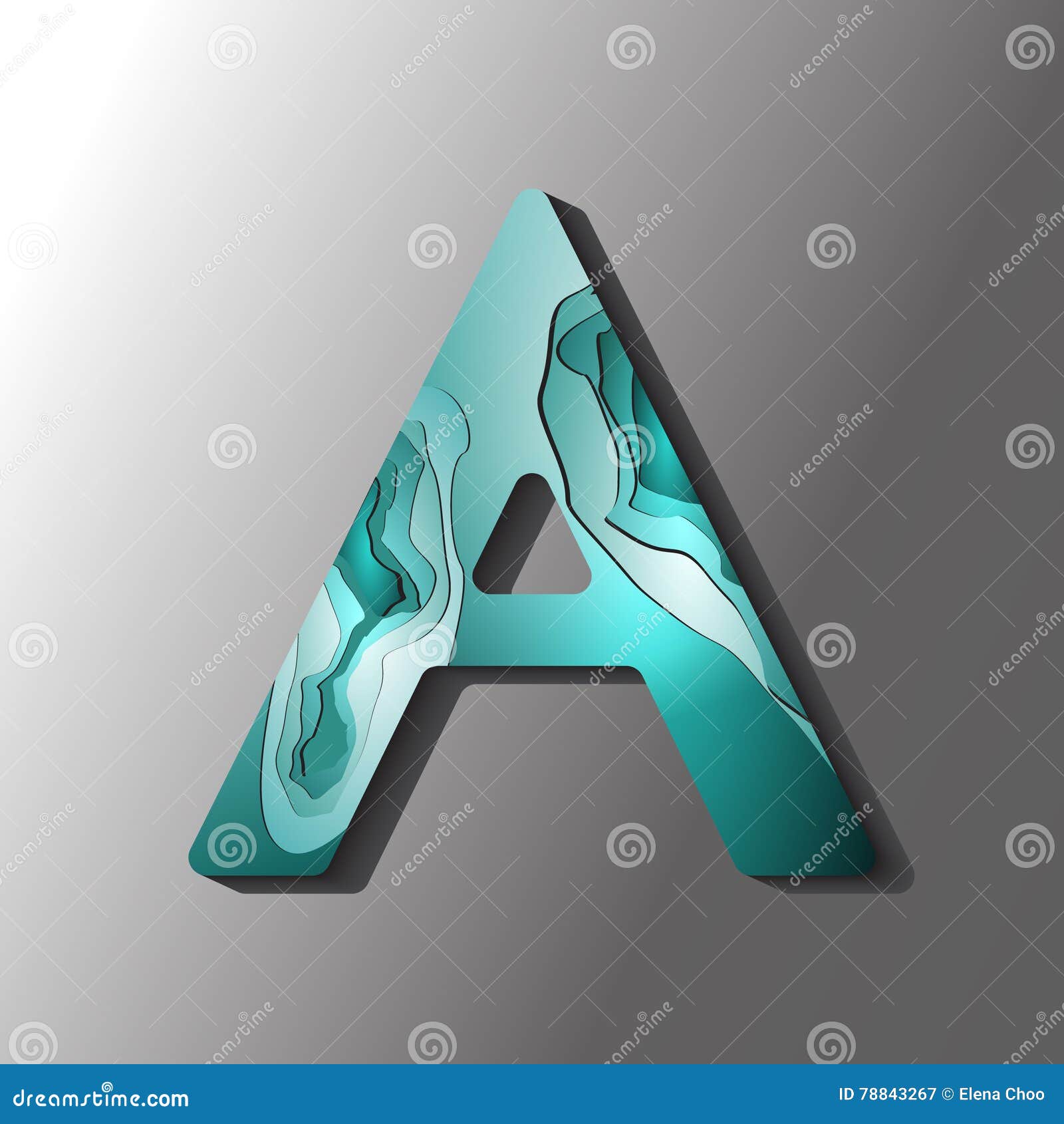 Vector Fantasy A Letter Royalty-Free Stock Photo | CartoonDealer.com ...