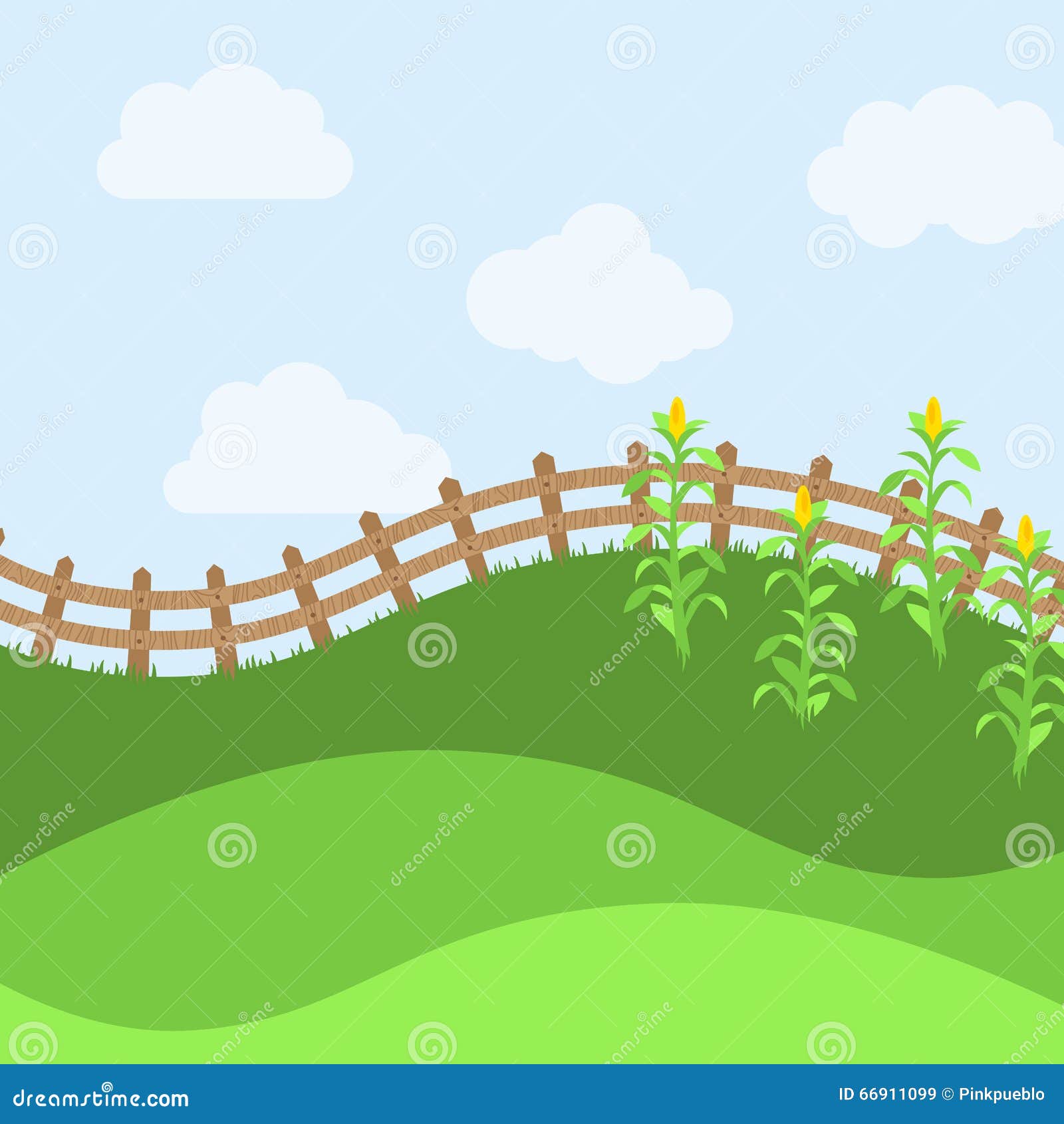 Vector Farm Themed Background Stock Vector - Illustration of ...