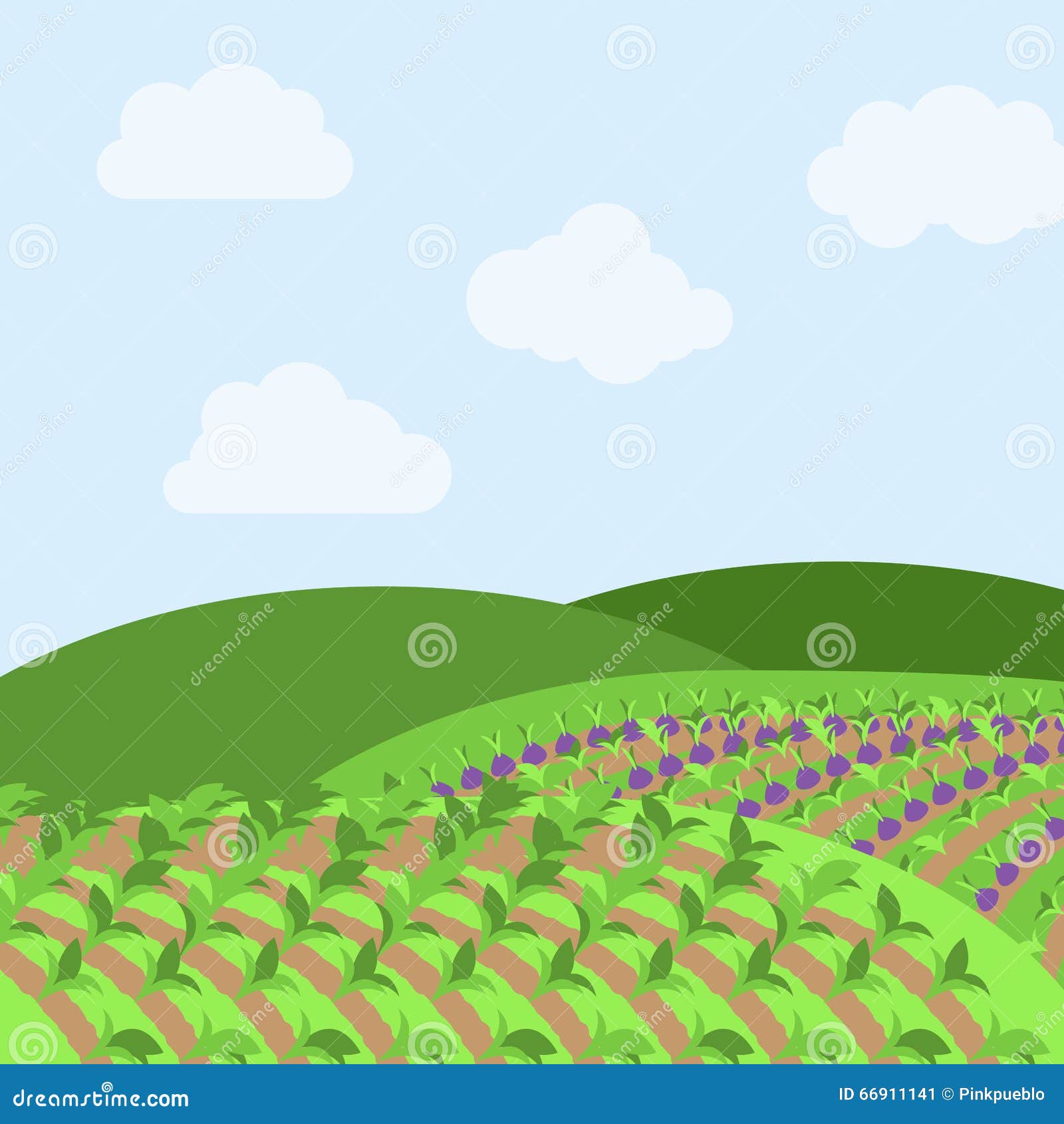 Vector Farm Themed Background | CartoonDealer.com #66911141