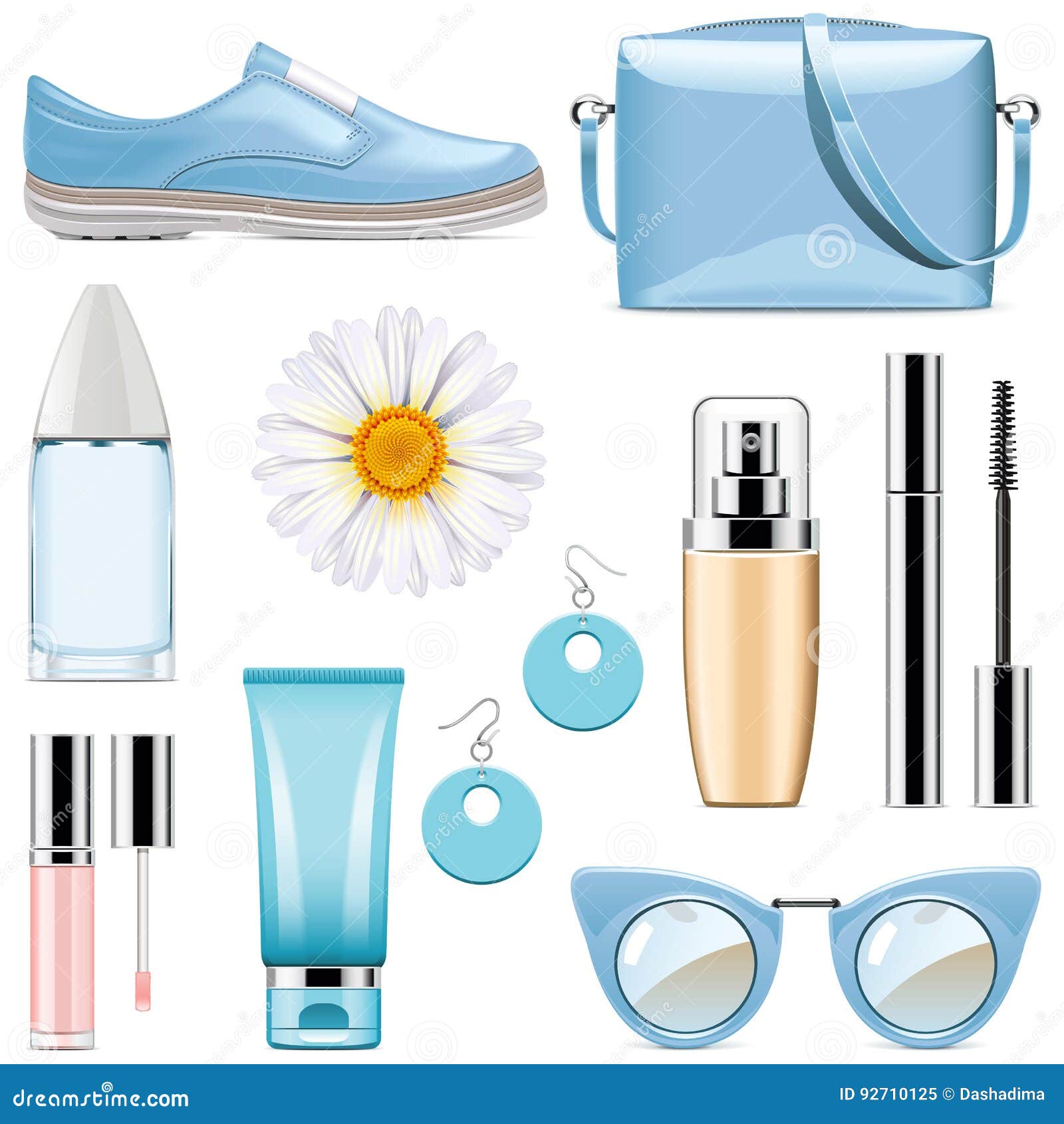 Vector Fashion Accessories Set 3 Stock Vector - Illustration of icons ...