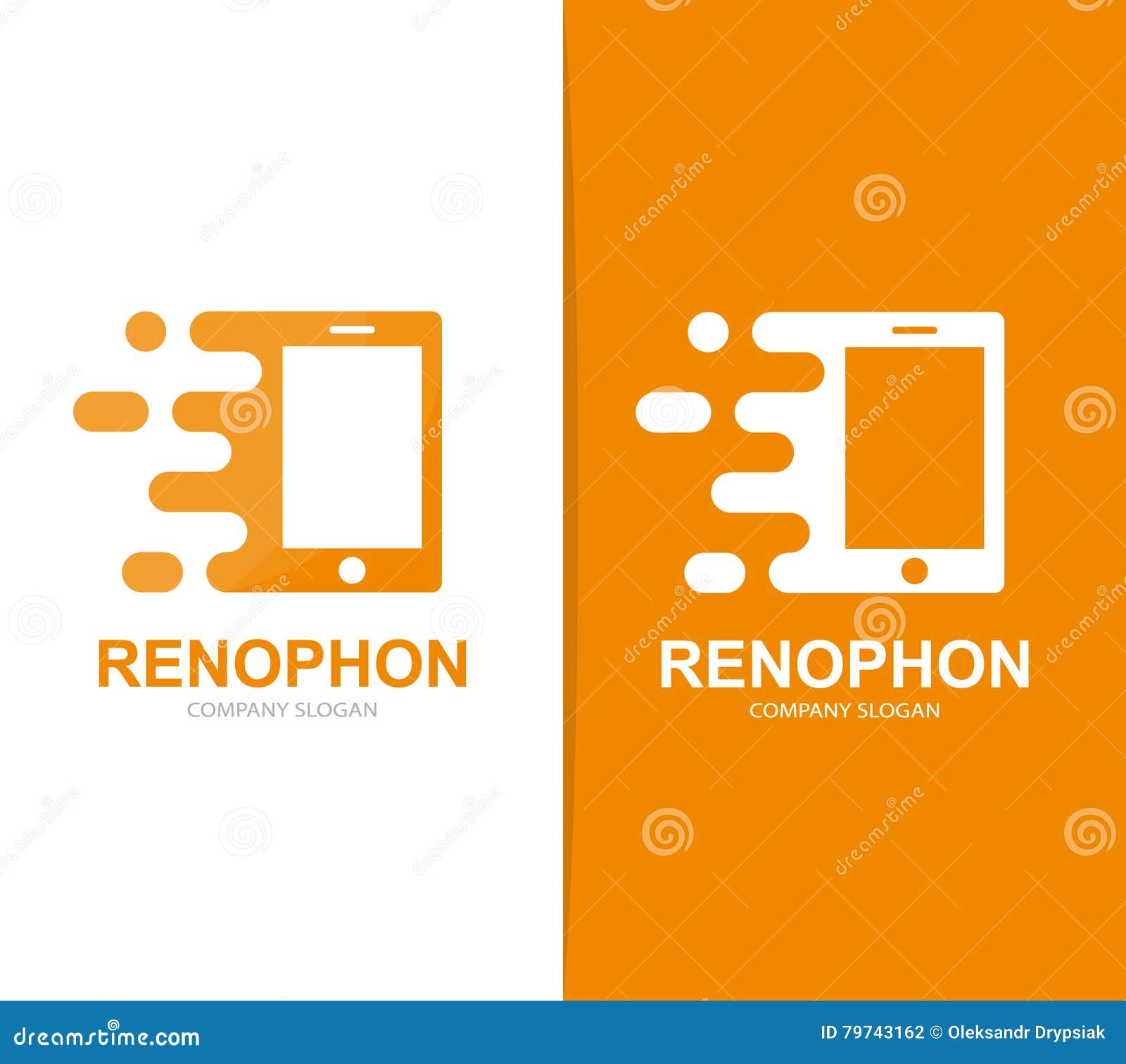 Vector Fast Smart Phone Logo Combination. Speed Mobile Symbol or Icon ...