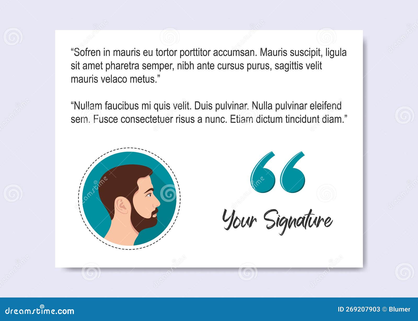 Vector Feedback Chat Template with Avatar Icon Stock Vector ...