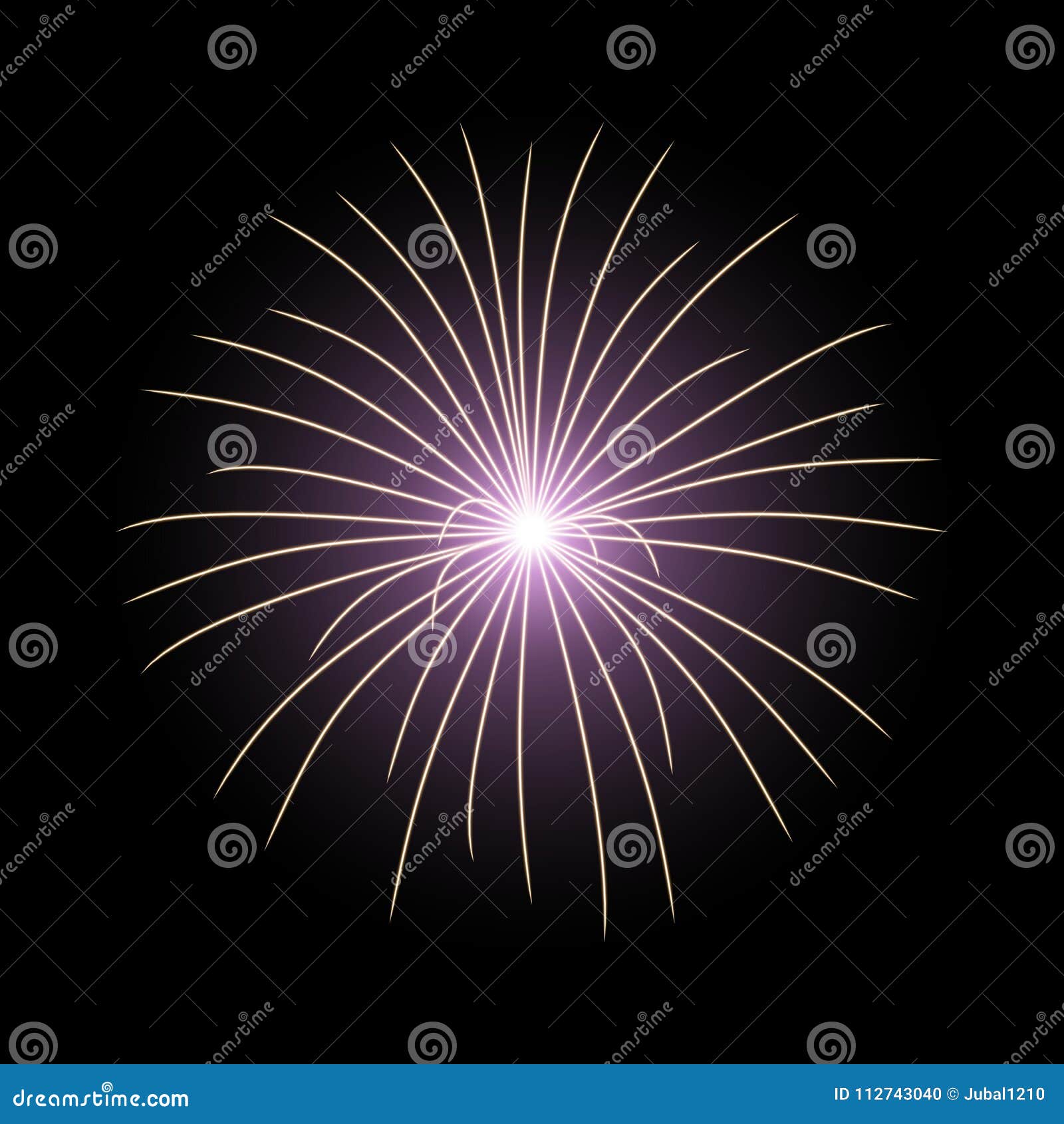Vector Festive Firework, Burst, Purple Color Stock Vector ...