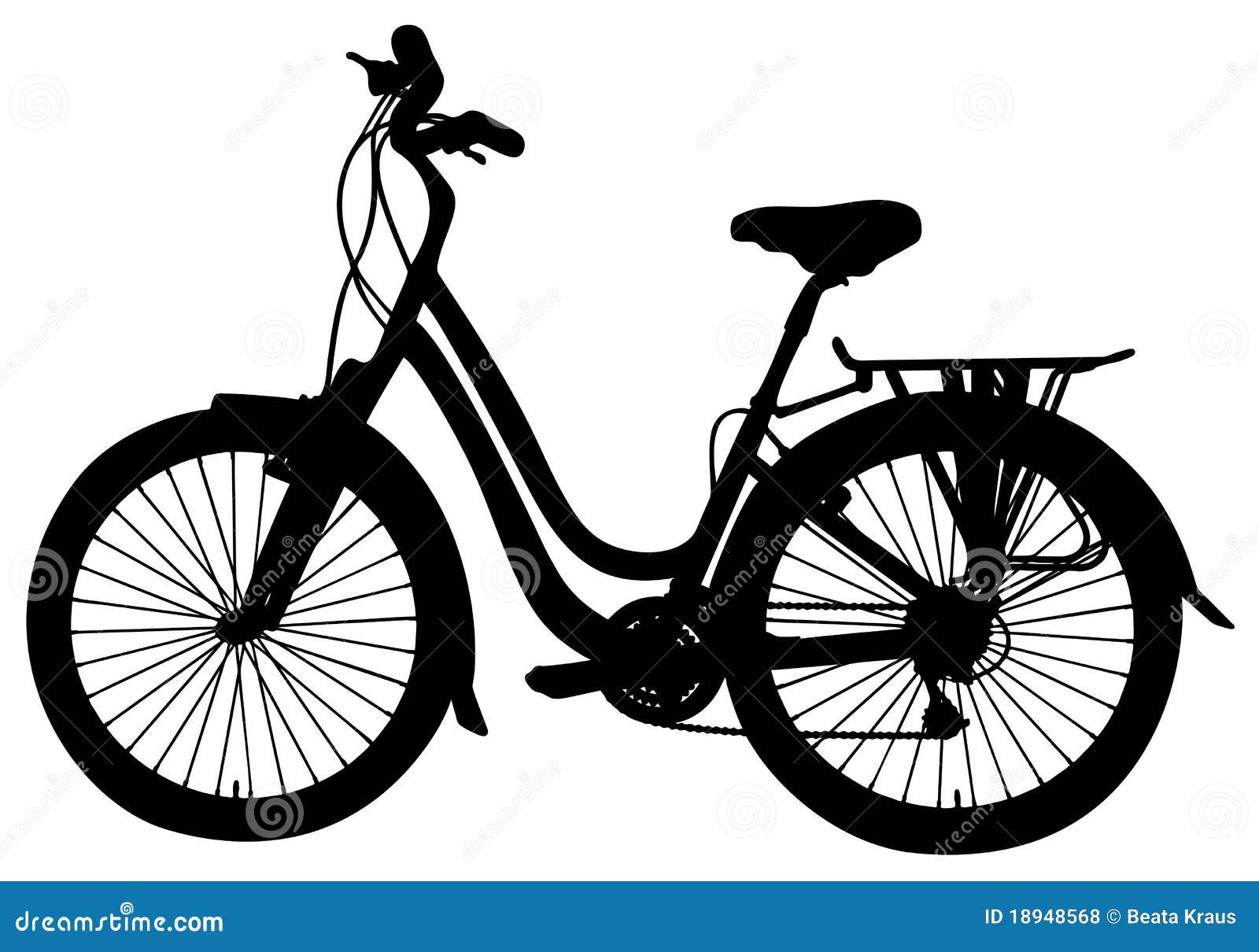 Vector fiets vector illustratie. Illustration of sport - 18948568