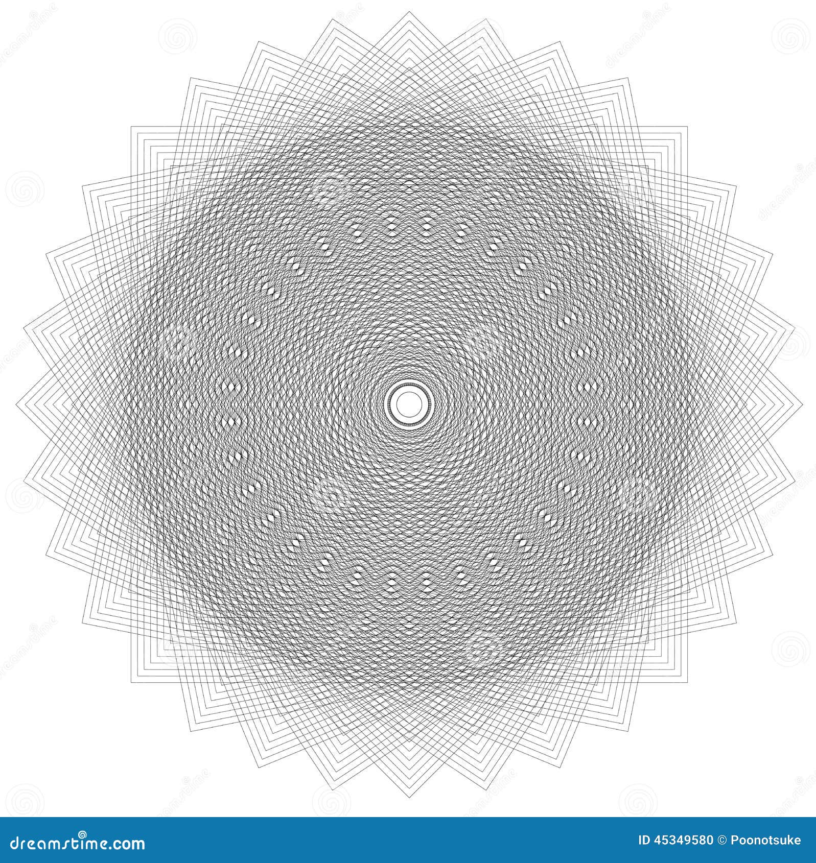 Vector File Of Circle Geometric Shapes | CartoonDealer.com #45349580