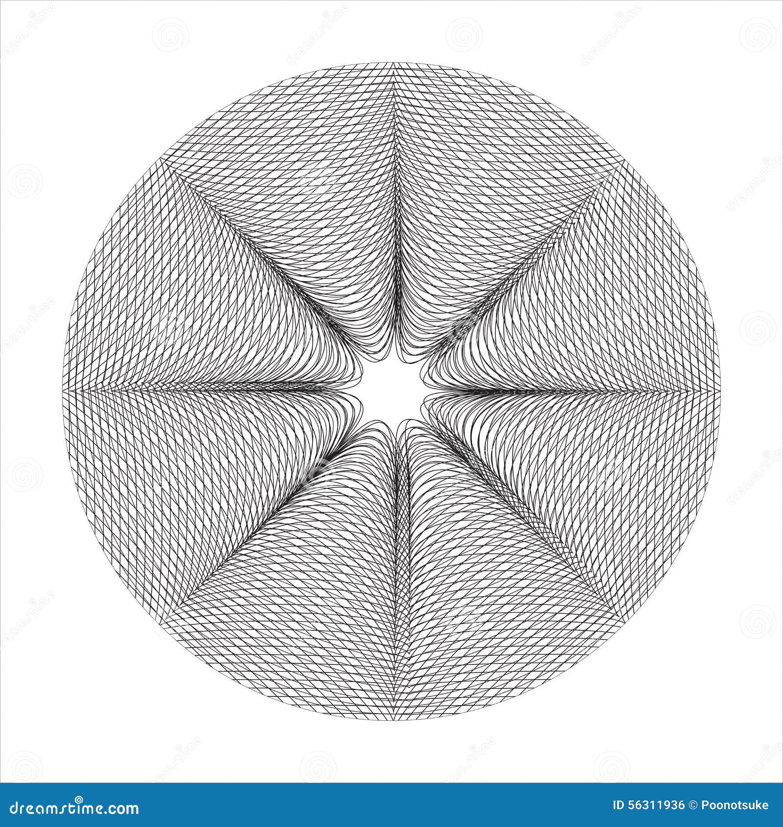Vector File of Circle Geometric Shapes Stock Vector - Illustration of ...