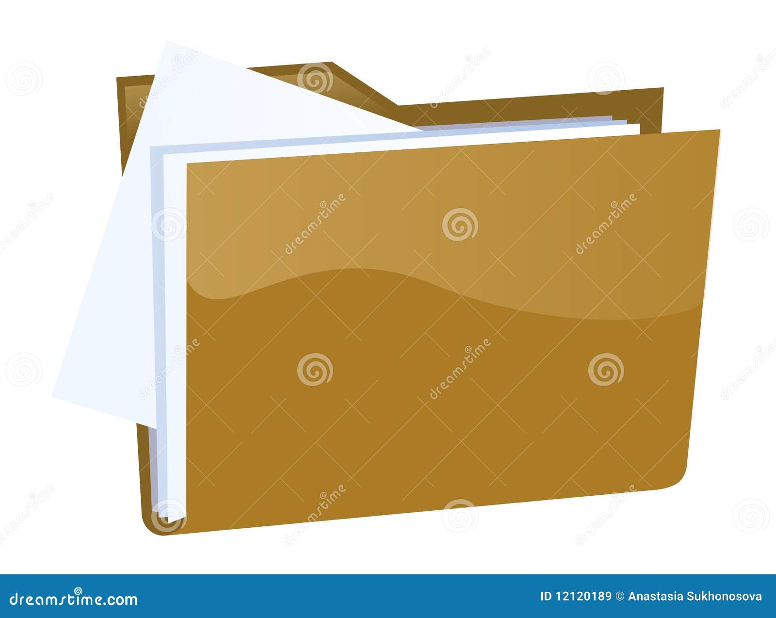 Vector file folder stock illustration. Illustration of group - 12120189