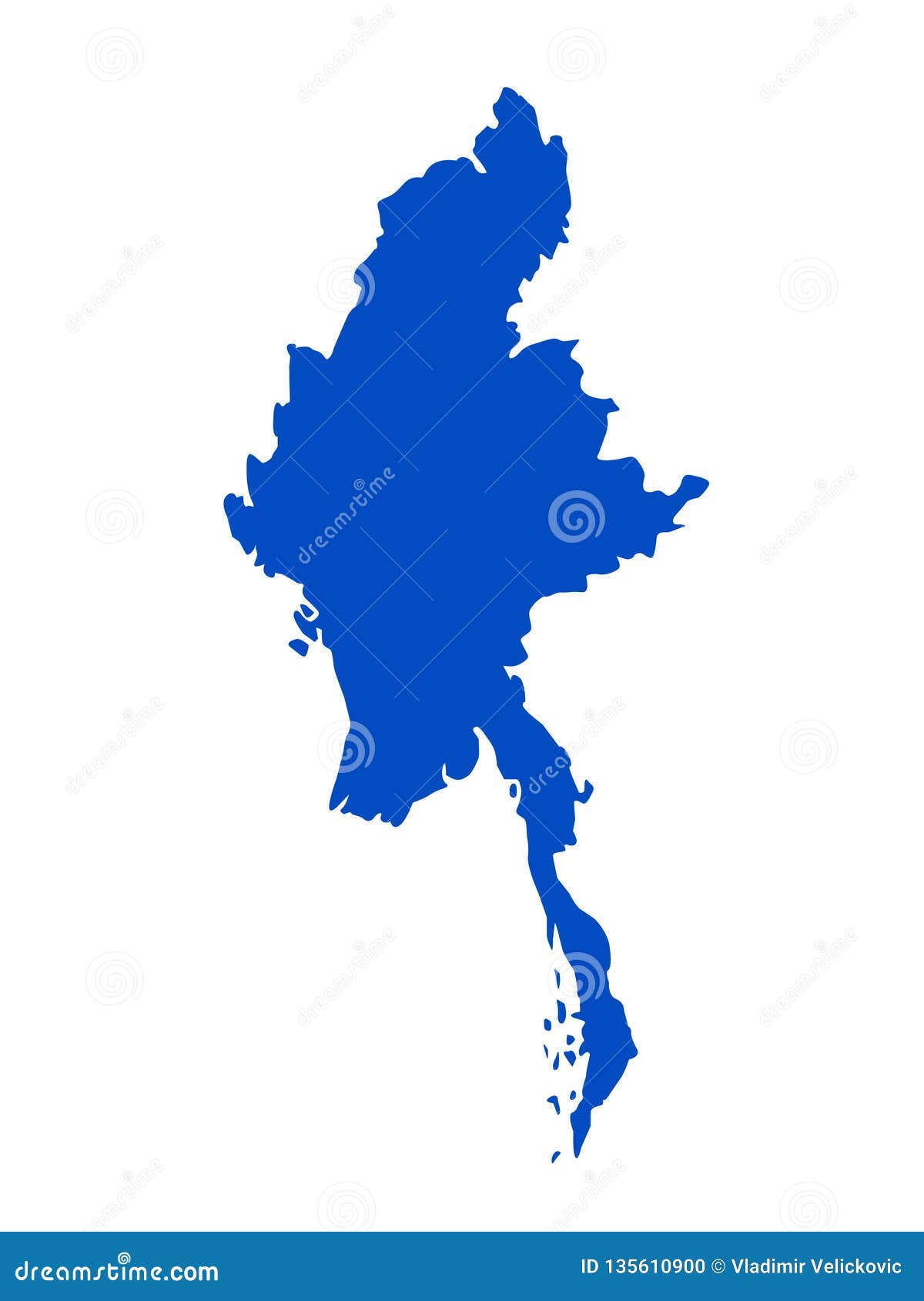 Myanmar Map - Republic of the Union of Myanmar Stock Vector ... Myanmar Map - Republic of the Union of Myanmar Stock Vector ...