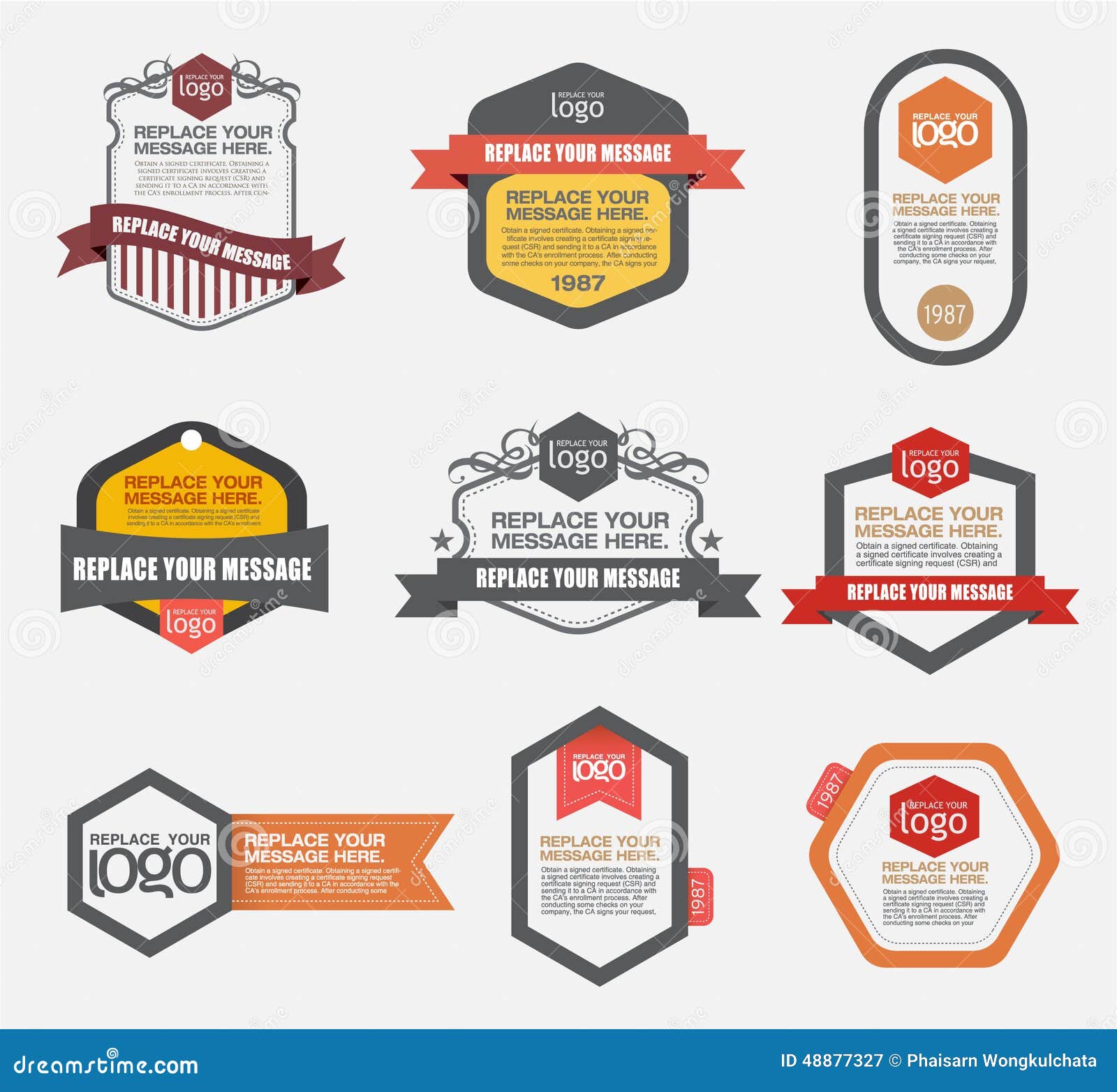 Vector File is Organized in Layers To Separate Graphic Elements Stock ...