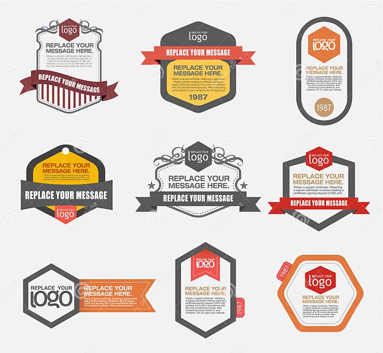 Vector File is Organized in Layers To Separate Graphic Elements Stock ...