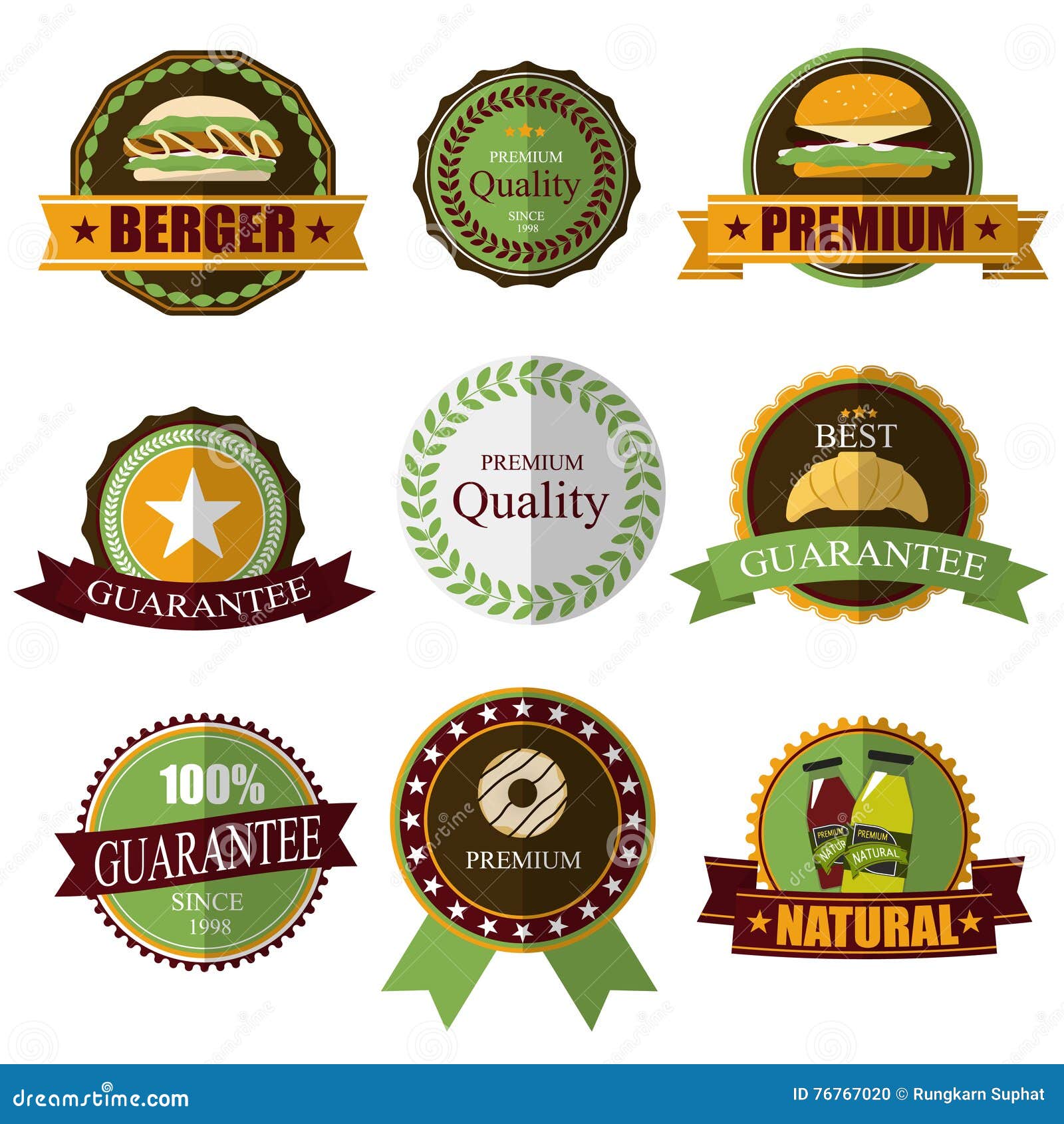 Vector File Representing a Tag Label Sticker Banner Stock Vector ...