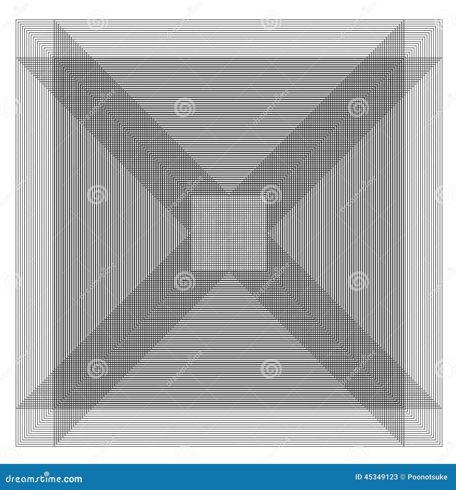 Vector File of Square Geometric Shapes Stock Vector - Illustration of ...