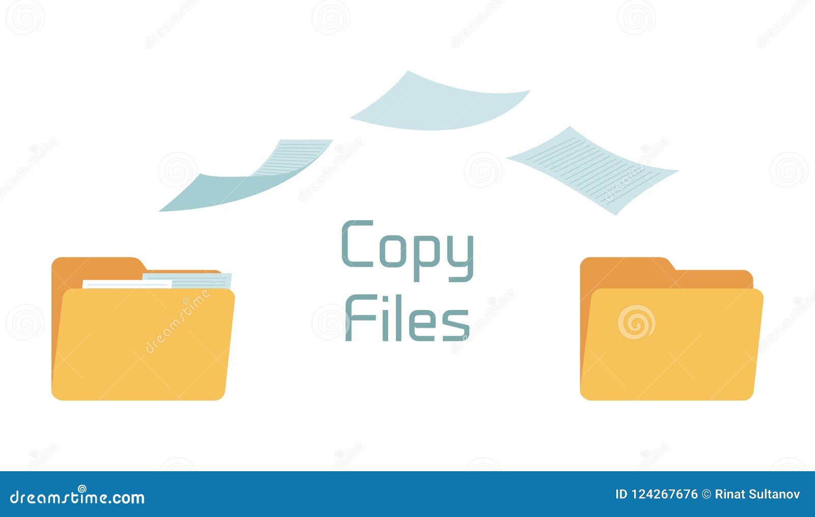 Vector Files Copy in Folders - Full and Empty Stock Vector ...