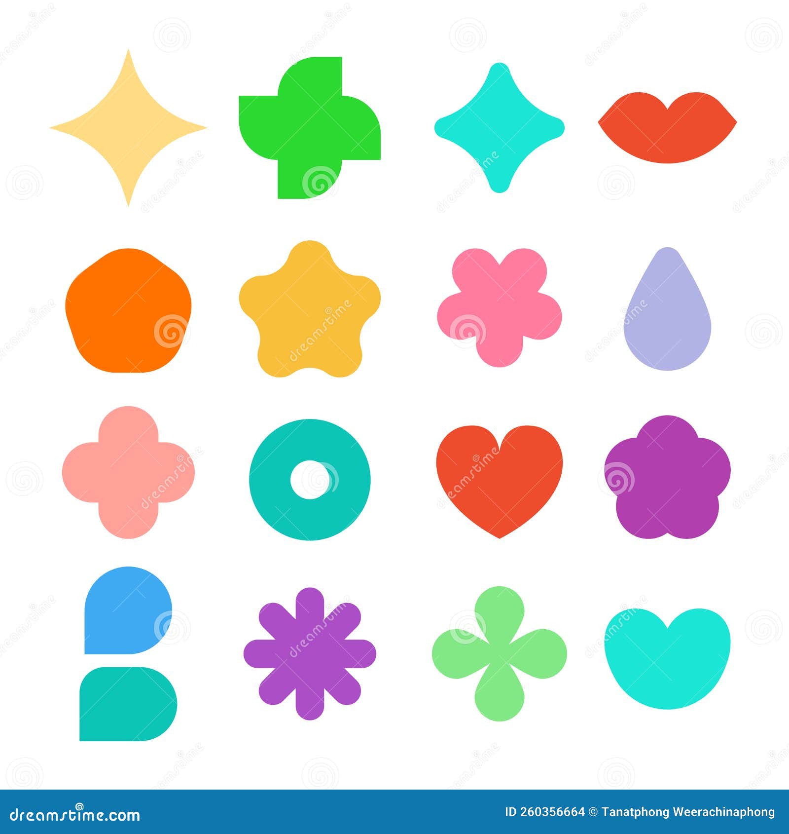 Set of Geometry Shapes Vector Stock Illustration - Illustration of ... Set of Geometry Shapes Vector Stock Illustration - Illustration of ...