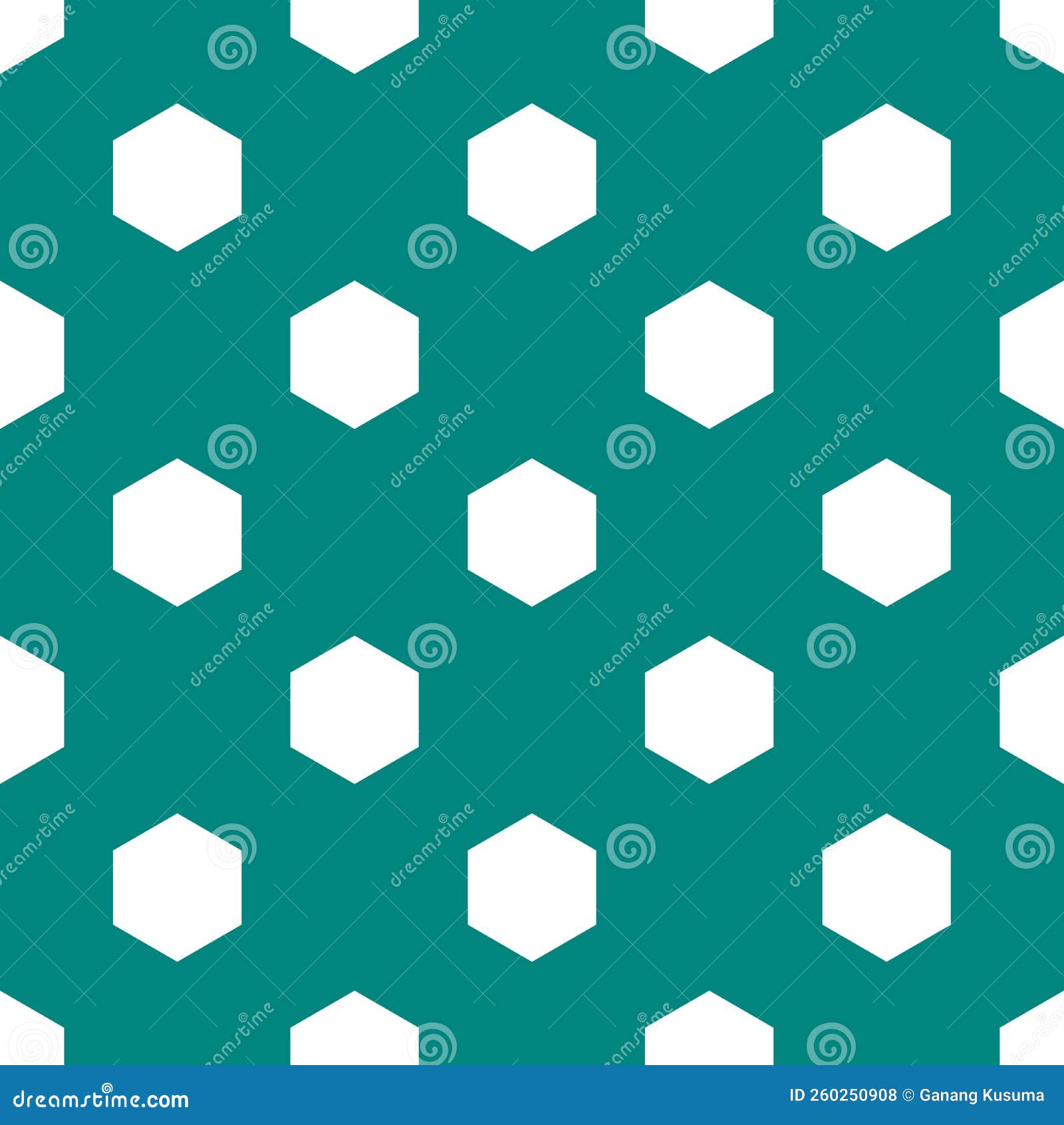 Vector Files Repeatable Seamless Pattern of Hexagon Shape Stock Vector ...