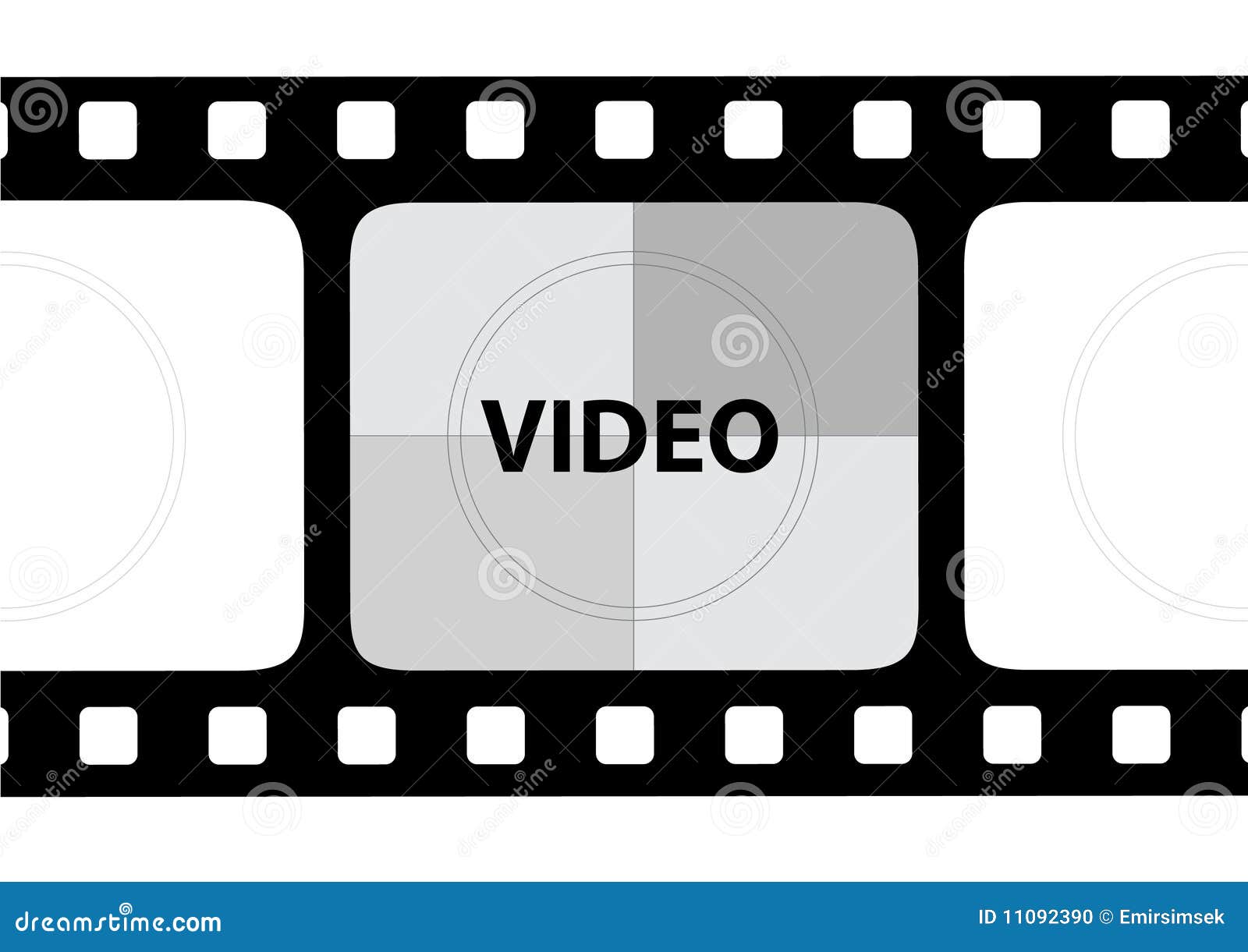 Vector Film stock vector. Illustration of artistic, motion - 11092390