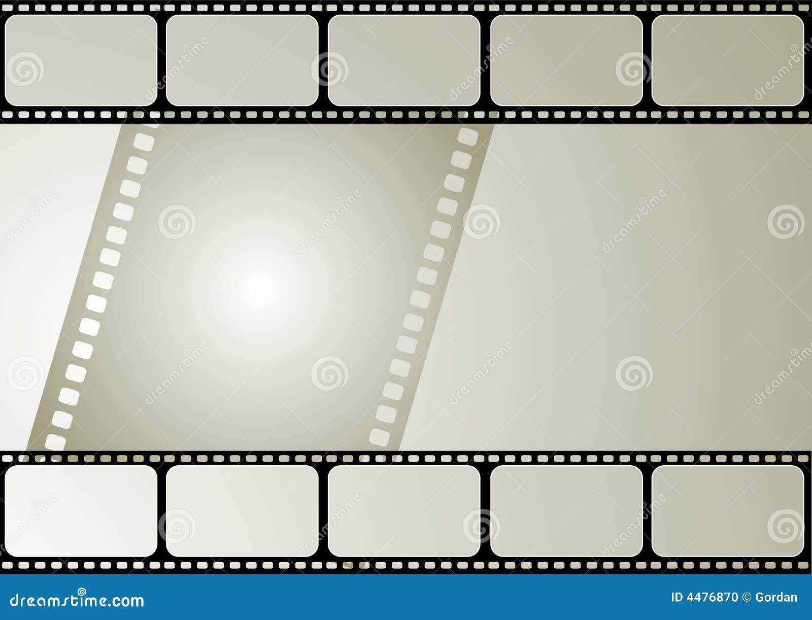Two Vector Film Frame Edges / Borders | CartoonDealer.com #9680036